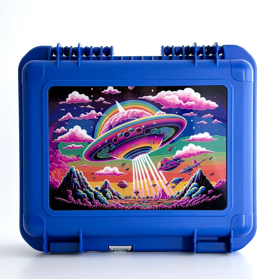 Portable Electric LED UFO Bong Bundle with Carry Case – INHALCO