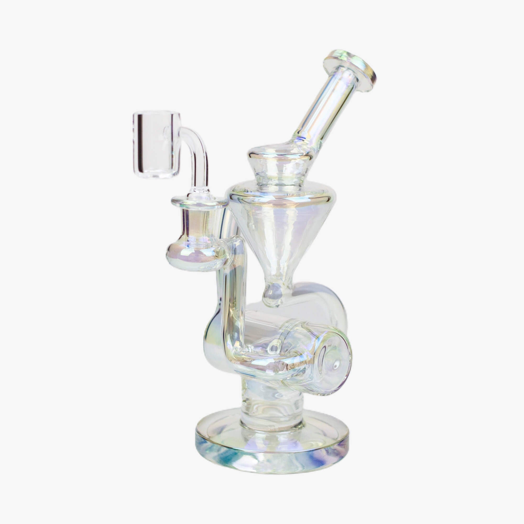 8" Eelectroplated Glass Recycler Rig – INHALCO