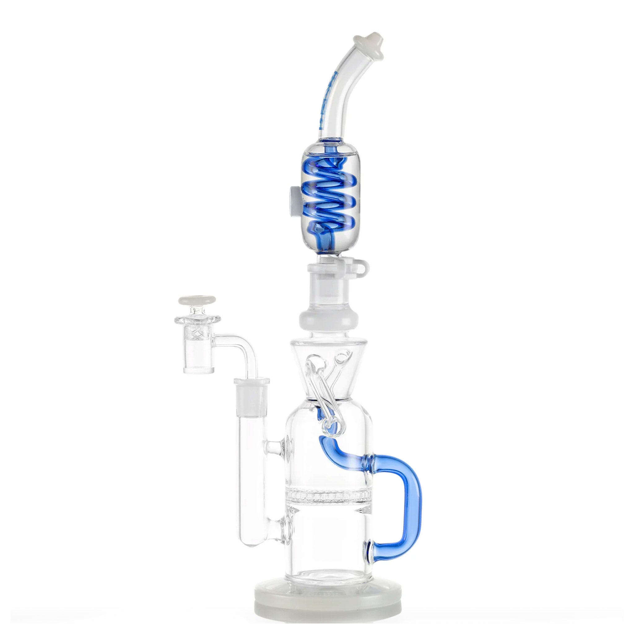 Glycerin Coil Recycler Dab Rig – INHALCO