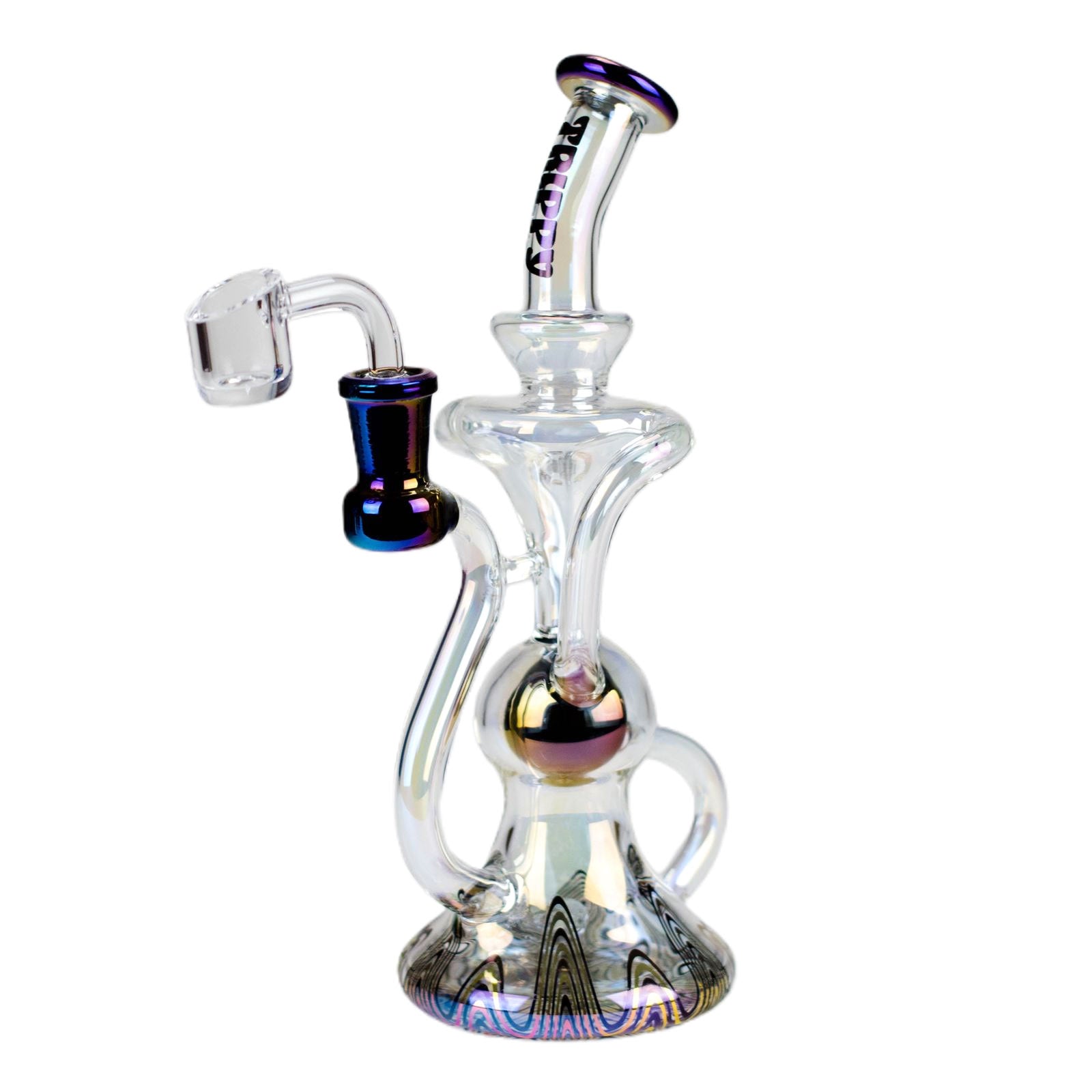Trippy Glass Recycler with Banger – INHALCO