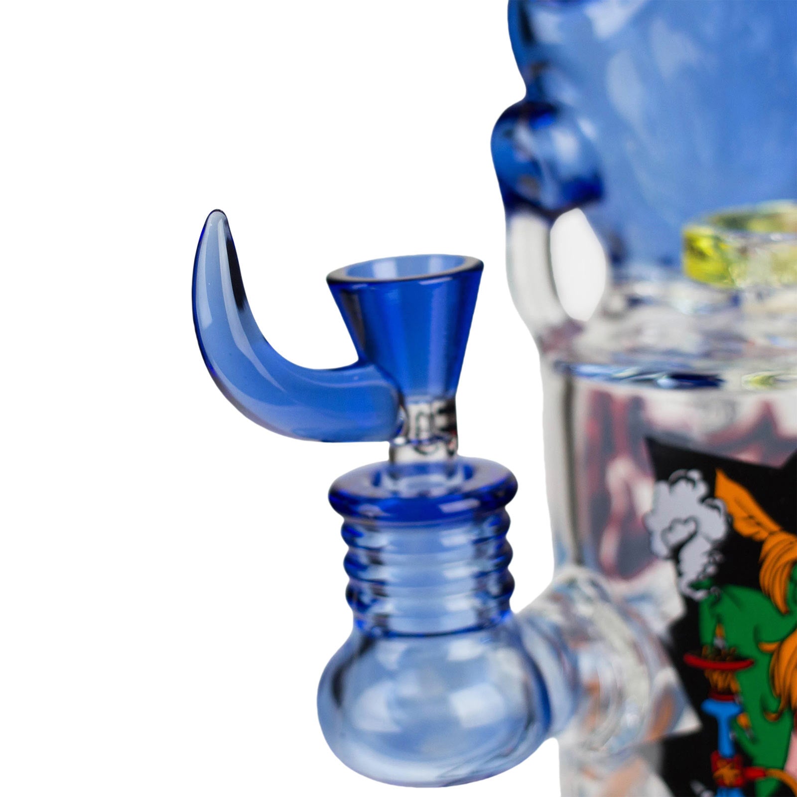 11" Blue Dude Bong by Cheech – INHALCO