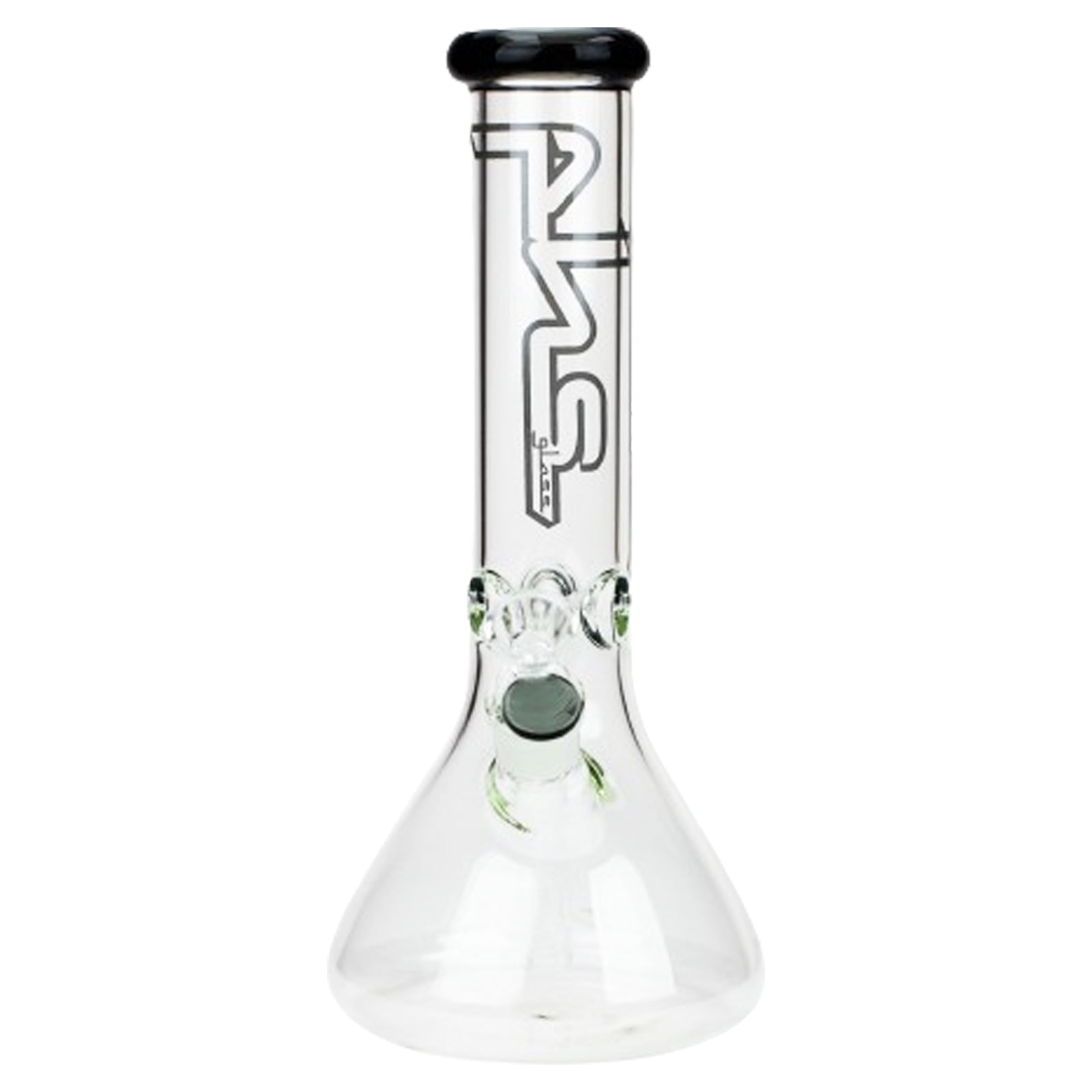 12-Inch Glass Flower Graphic Beaker Bongs – INHALCO