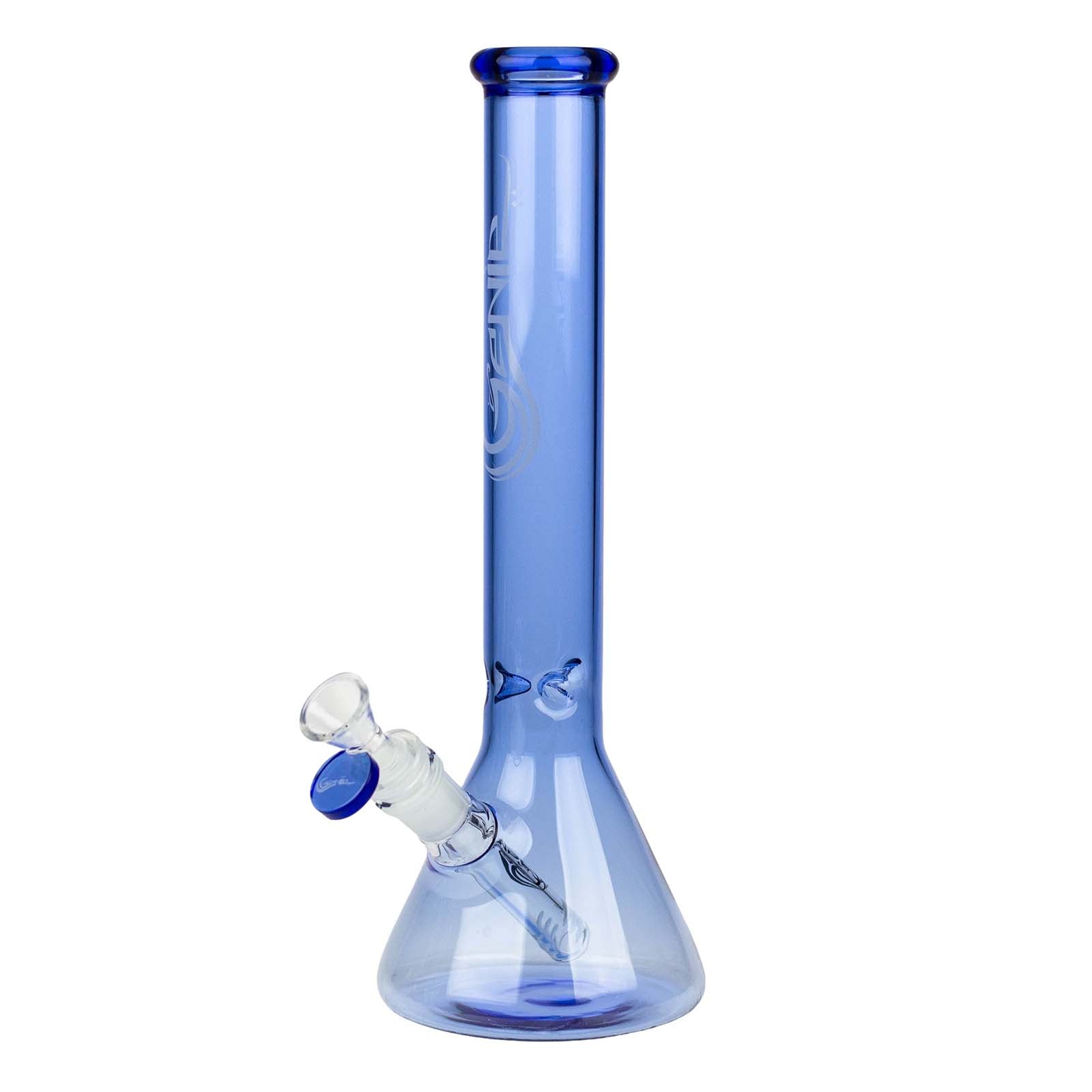 12" Color Tube Glass Water Bong – INHALCO