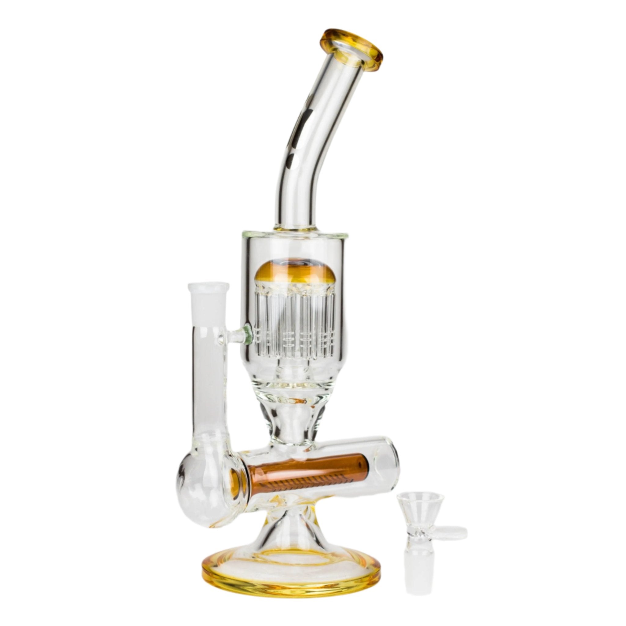 13.5" Inline Perc Bong – INHALCO