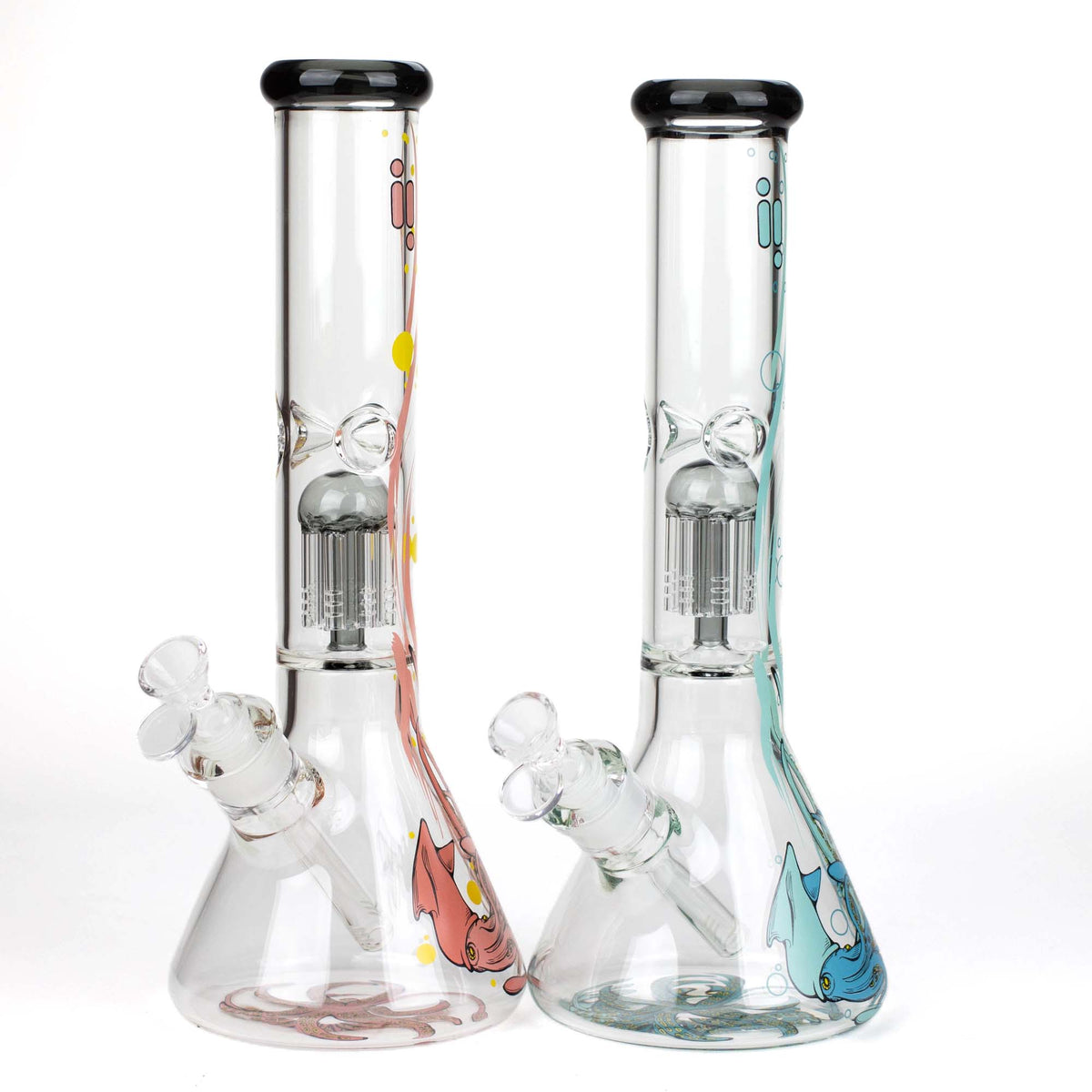 14" Untamed 7 mm Classic Beaker Bong - Octopus – INHALCO