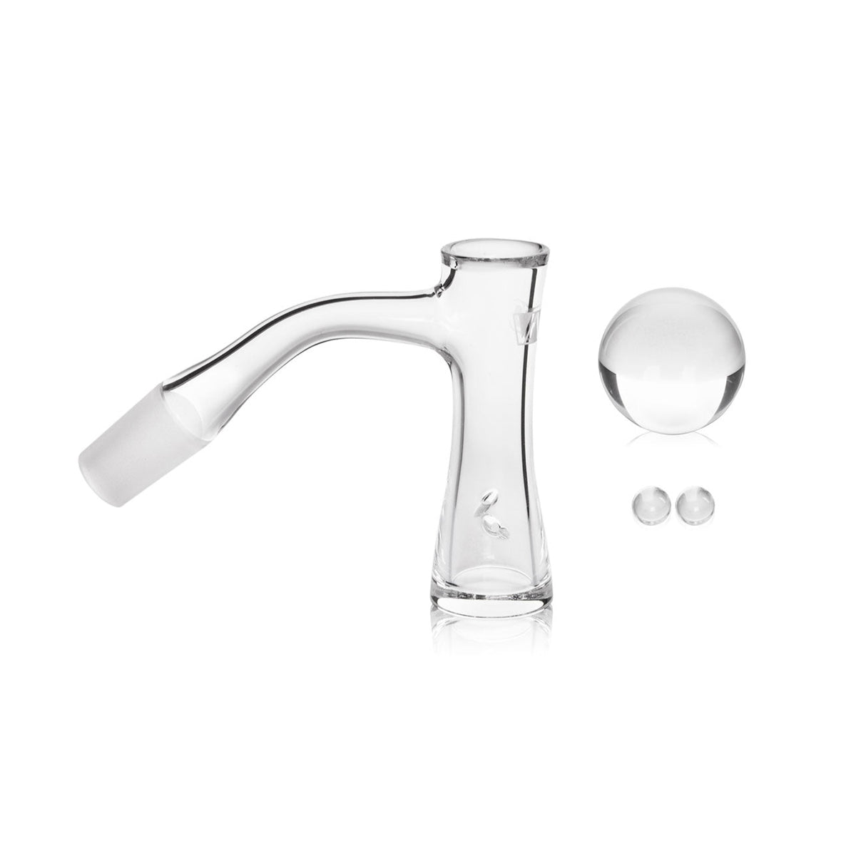 14mm 45° Quartz Hourglass Banger Set – INHALCO