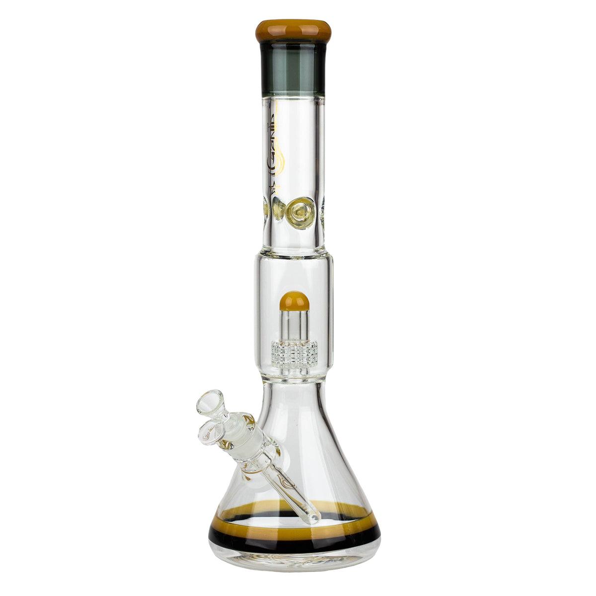 17" Glass Water Bong with Showerhead Percolator – INHALCO