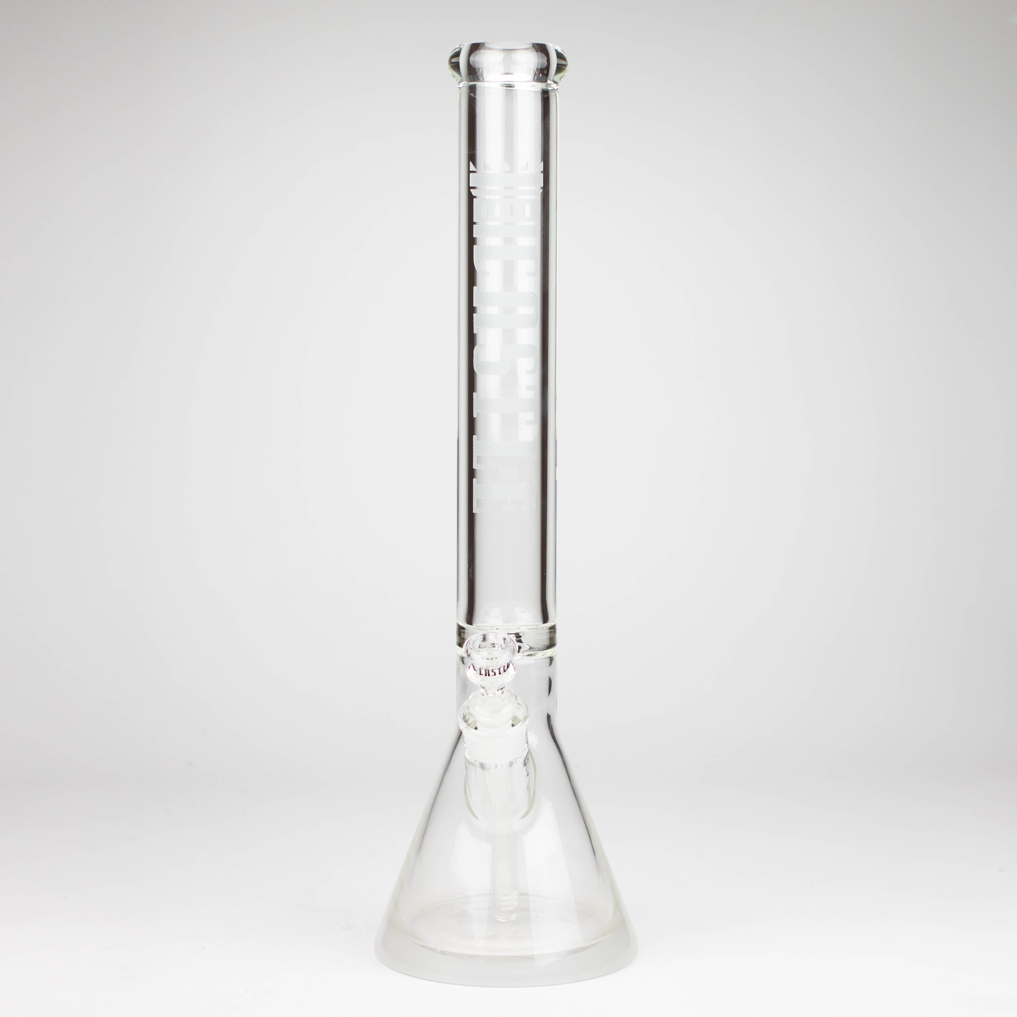Castle Glassworks 18" Etched Logo Beaker Bong – INHALCO