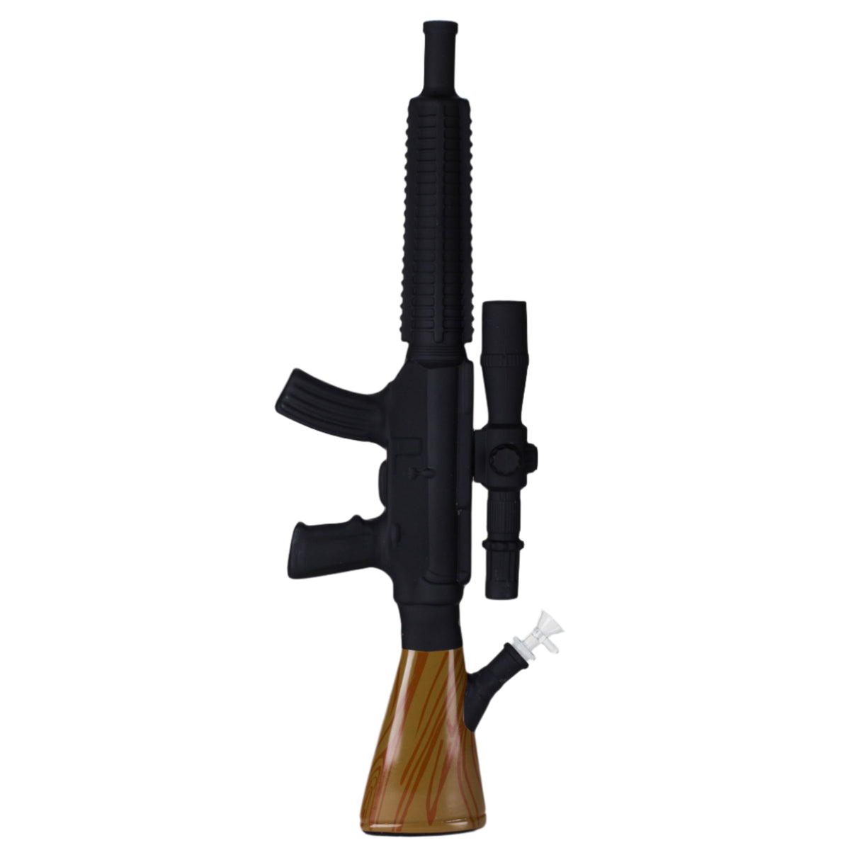 24" Painted Glass Machine Gun Bong – INHALCO