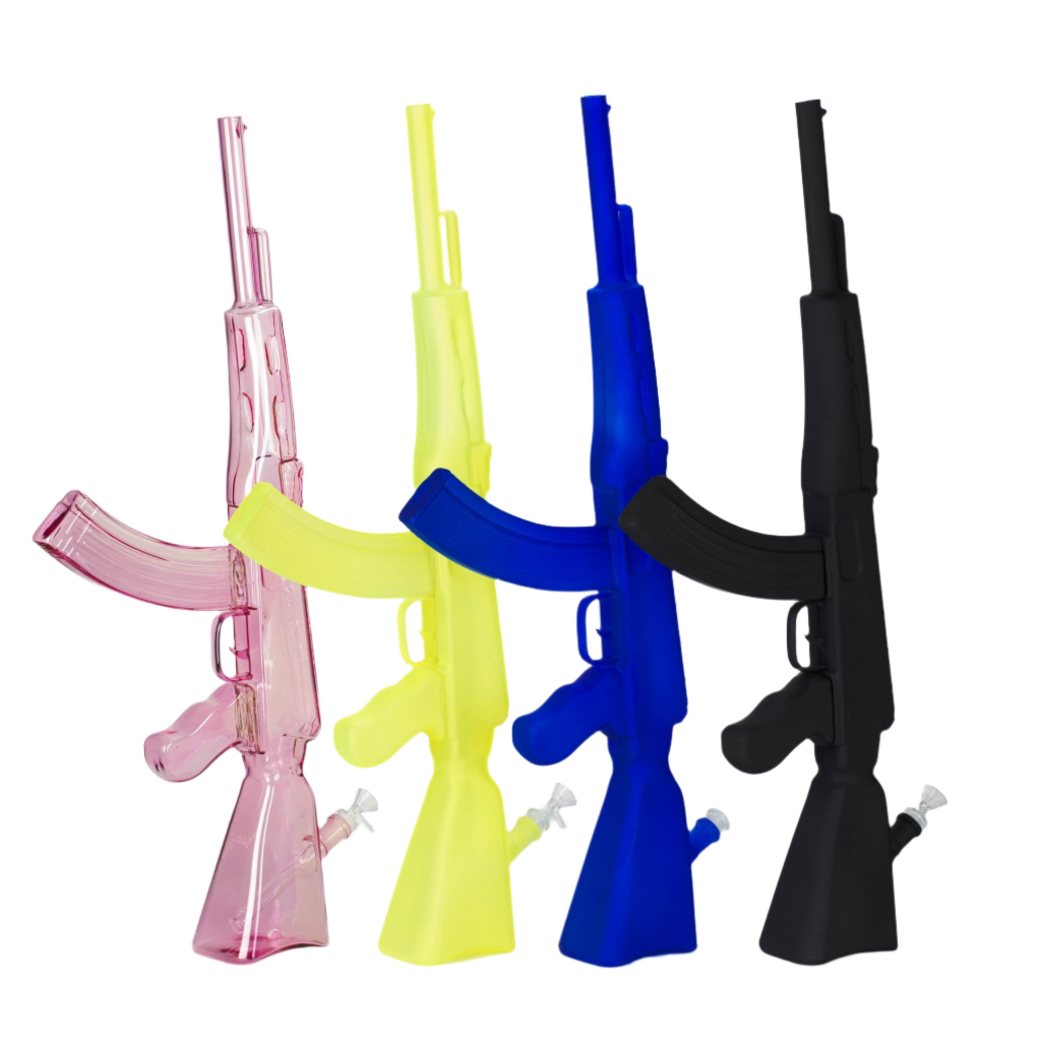 27" Painted AK-47 Gun Bongs – INHALCO