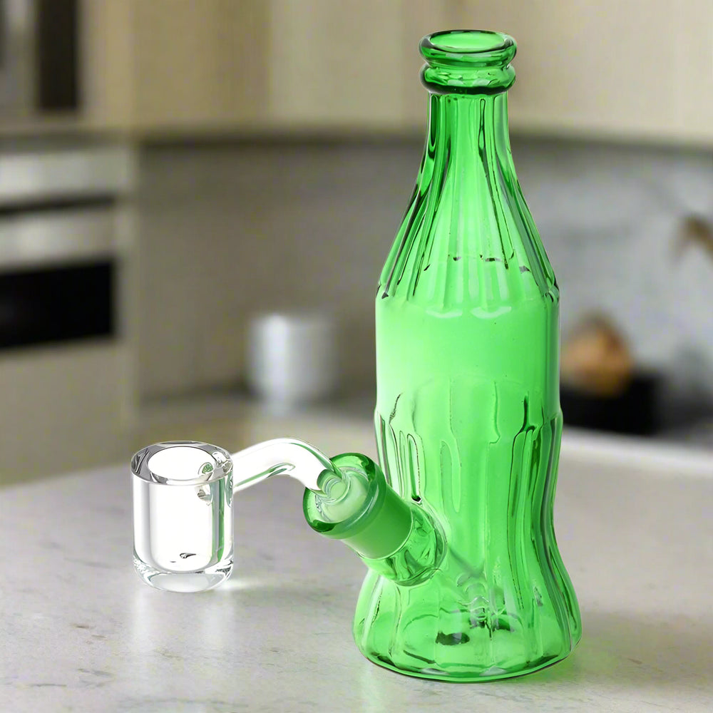 Old School Soda Bottle Glass Dab Rig – INHALCO