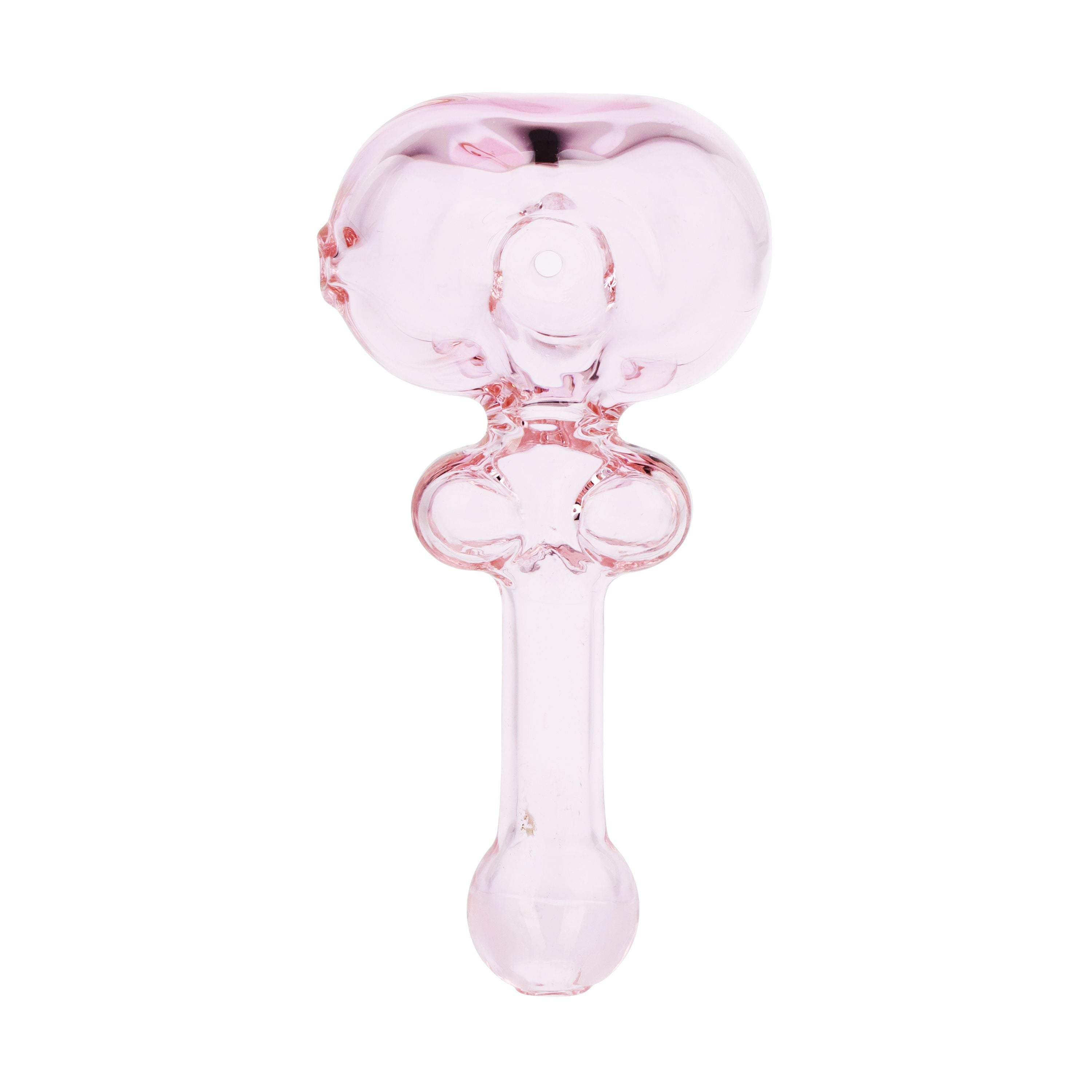 4" Cute Heart Glass Hand Pipe – Pink Pipe for Sweet Smoke Sessions ...