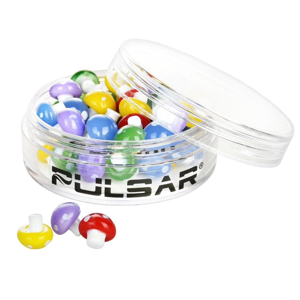 50PC SET - Pulsar Mushrooms Banger Insert Beads – INHALCO