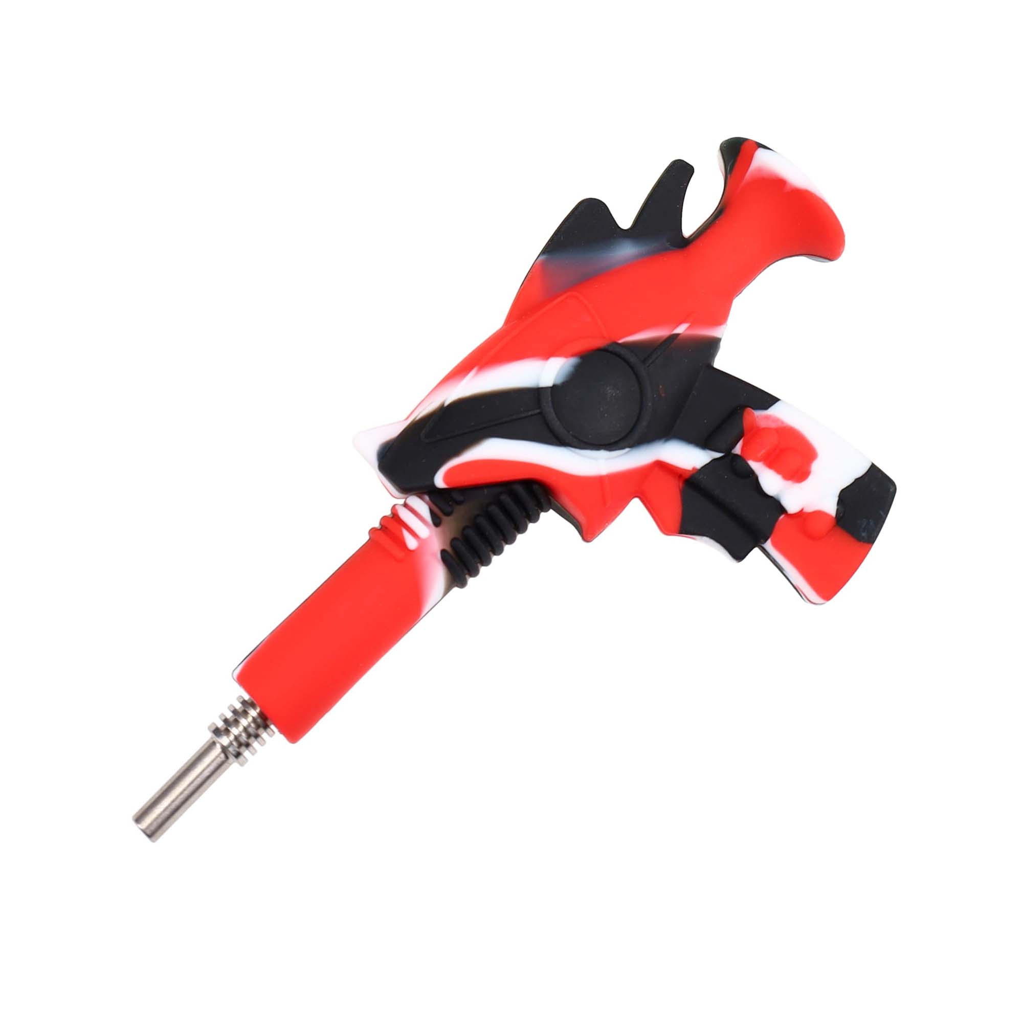 6″ Swirl Silicone Martian Ray-Gun Dab Straw – INHALCO