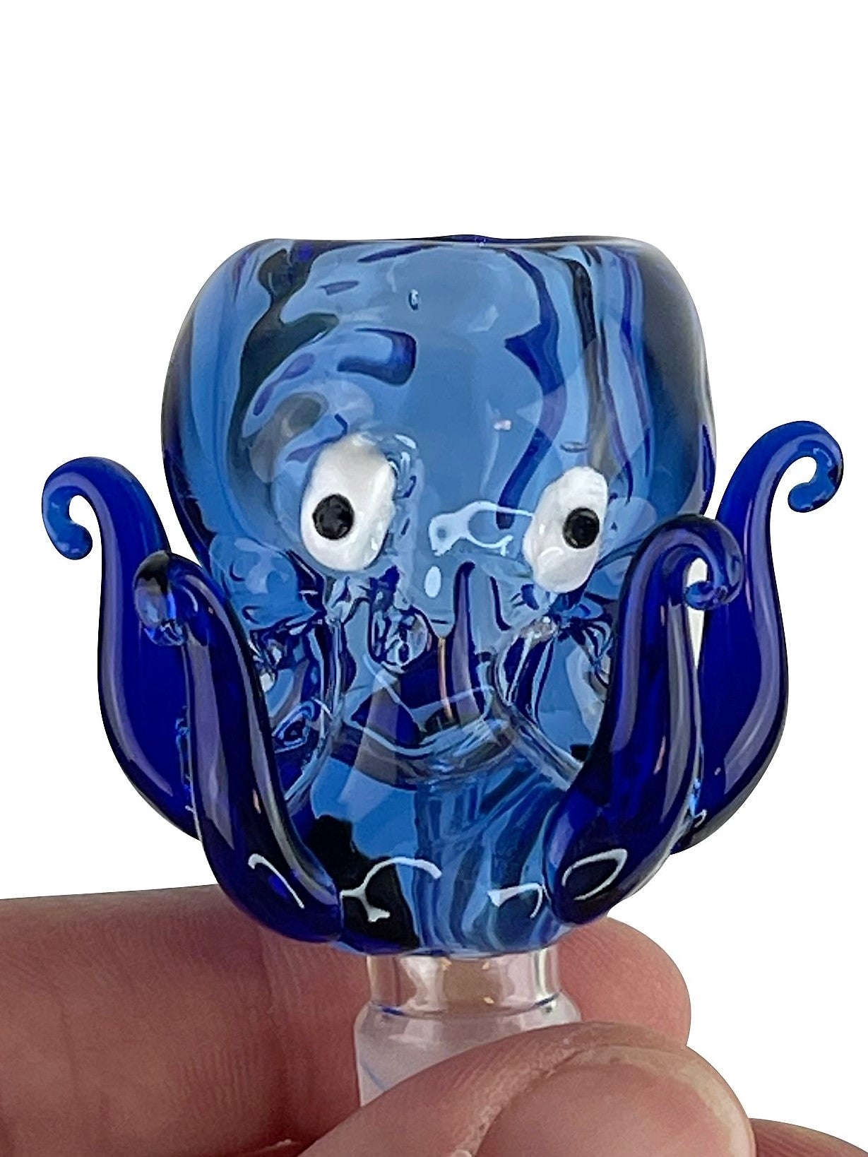 Blue Octopus Glass Bong Bowl – INHALCO