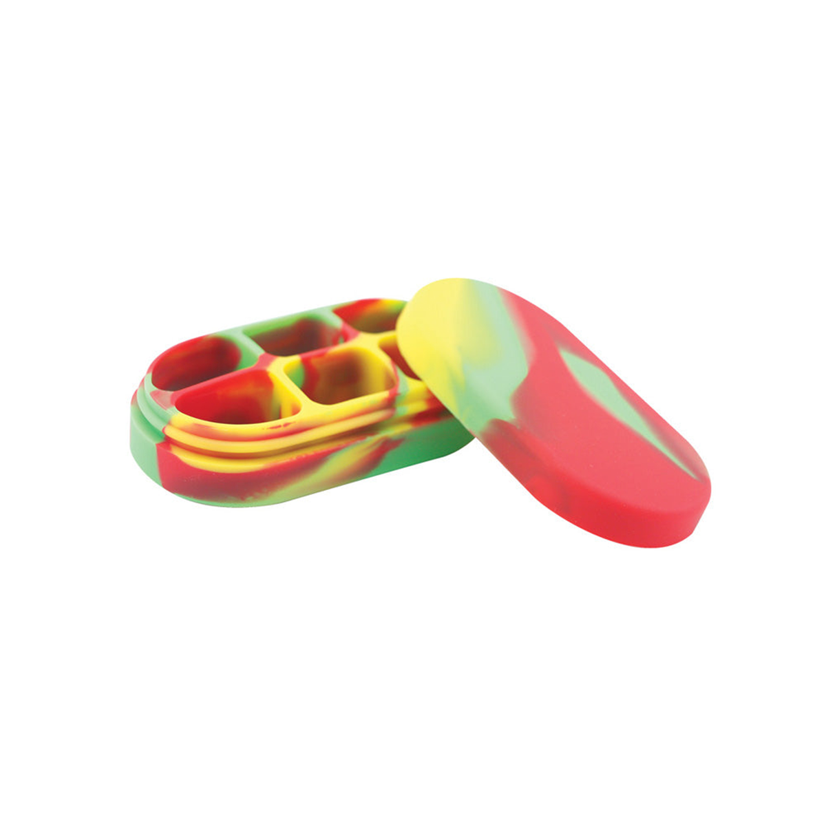 6-Compartment Silicone Concentrate Containers – INHALCO