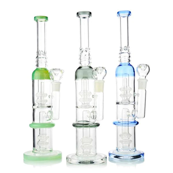 14” Heavy Hitter Bong w/ 4 Showerhead Percs – INHALCO