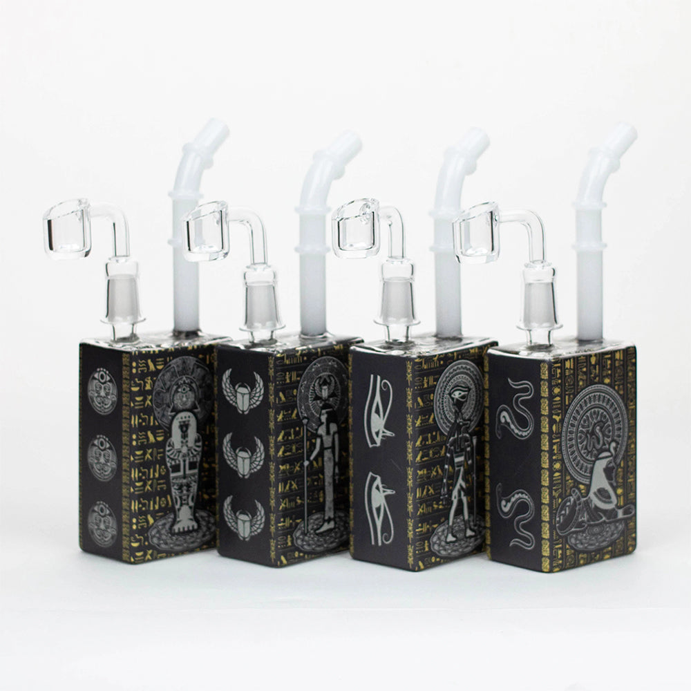 7.5" Glow in the Dark Juice Box Rigs | INHALCO