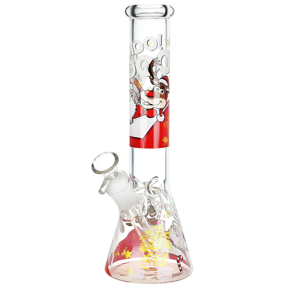 Santa Claus Themed Glass Water Pipe – INHALCO