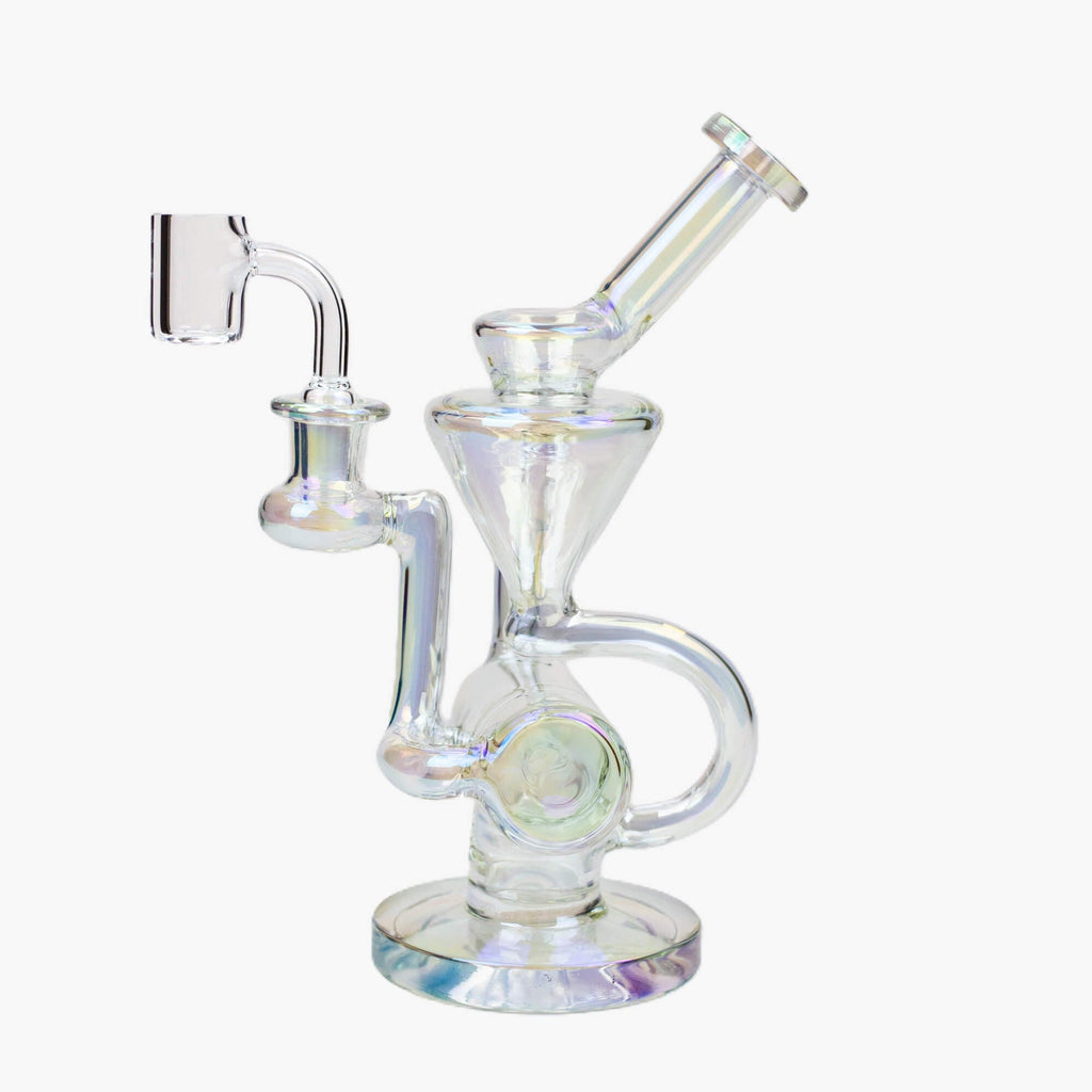 8" Eelectroplated Glass Recycler Rig – INHALCO