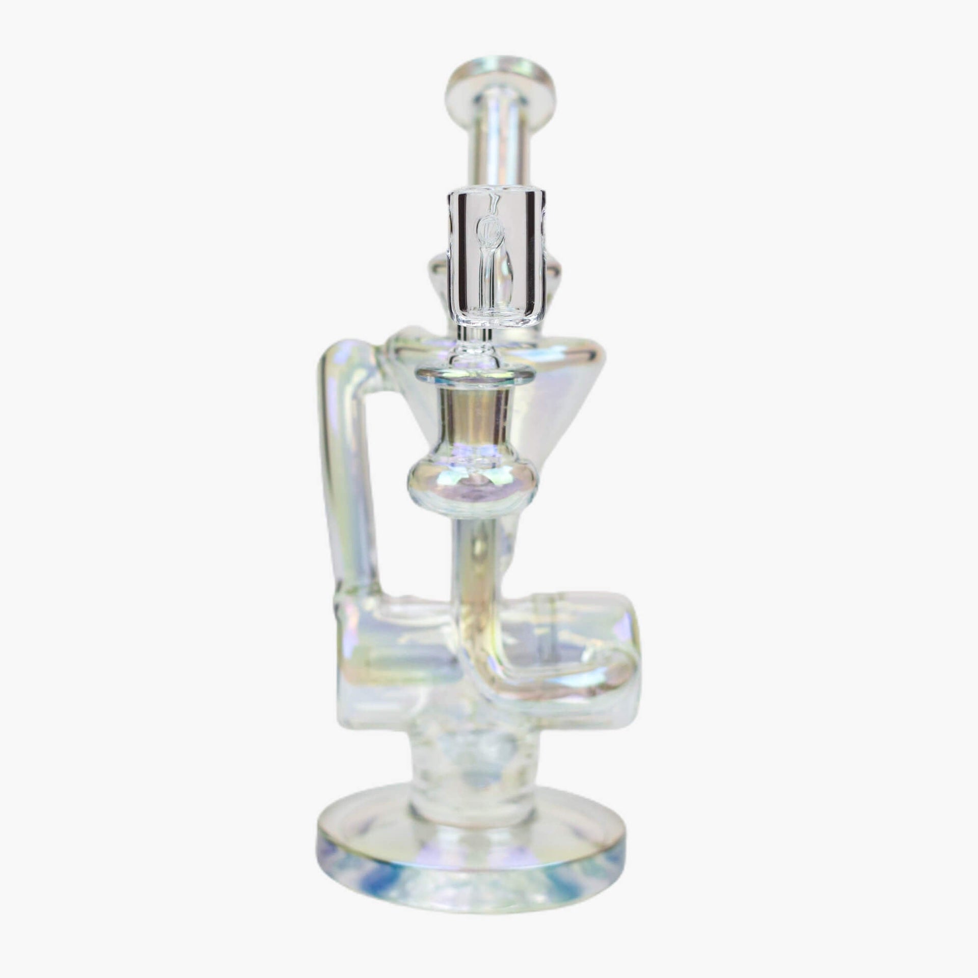 8" Eelectroplated Glass Recycler Rig – INHALCO
