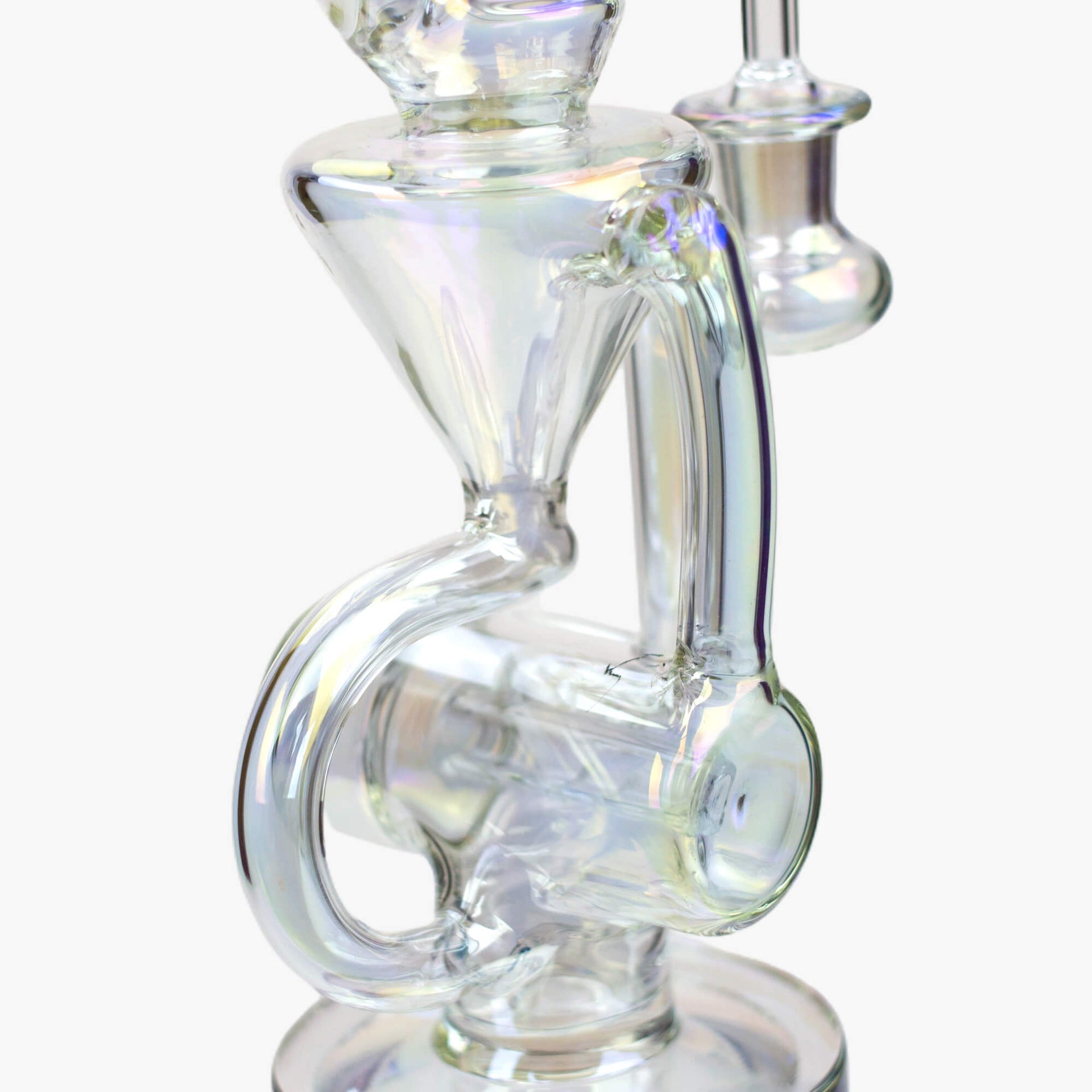 8" Eelectroplated Glass Recycler Rig – INHALCO