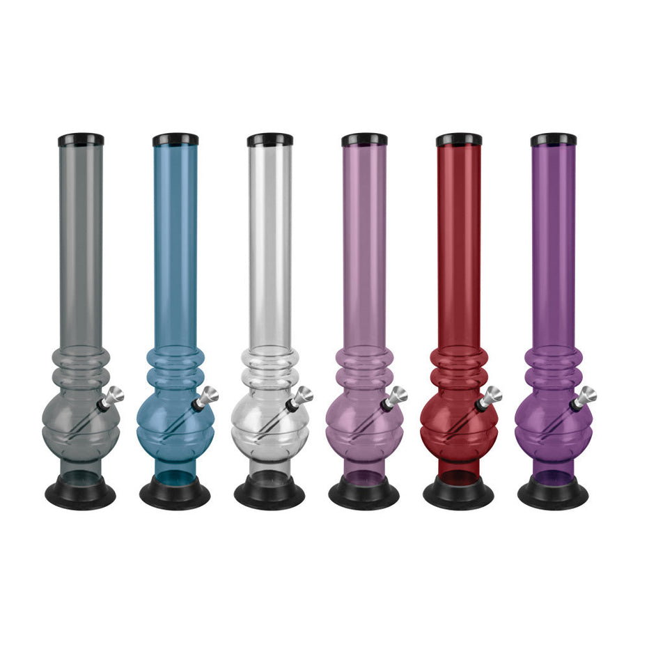 Acrylic Bubble Base Bong – INHALCO