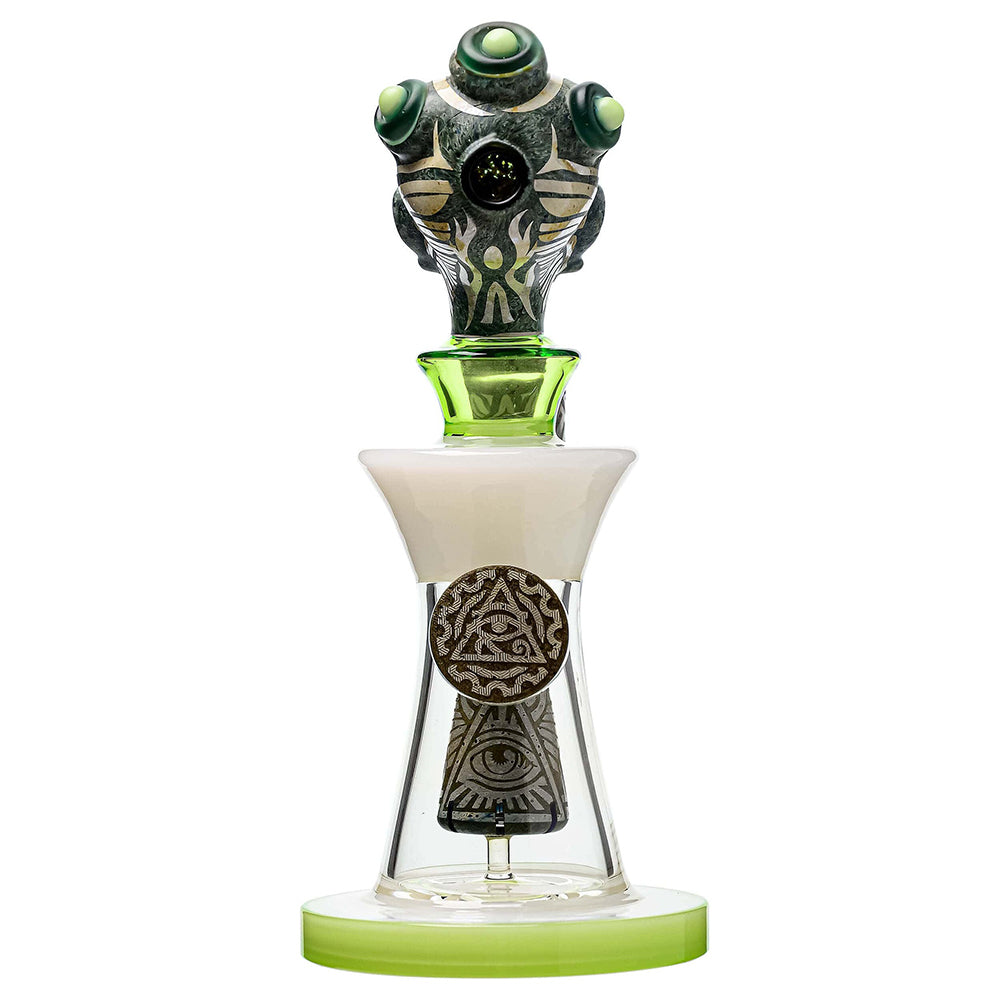 10" Aztec Alien XL Big Brain Bong with Stone Showerhead – INHALCO