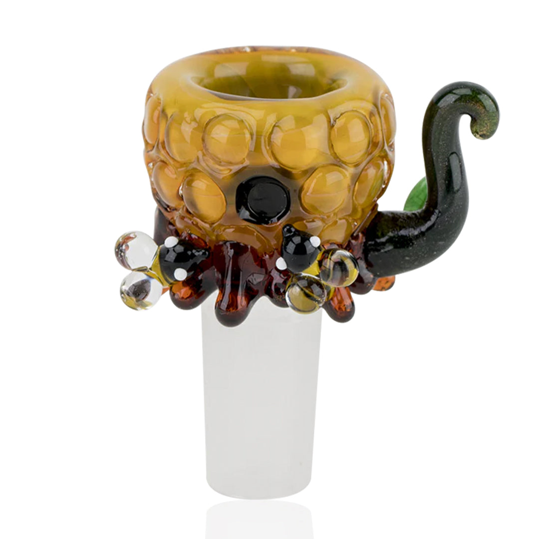 14mm Beehive Herb Bowl for Bongs with Glass Bee Accents – INHALCO