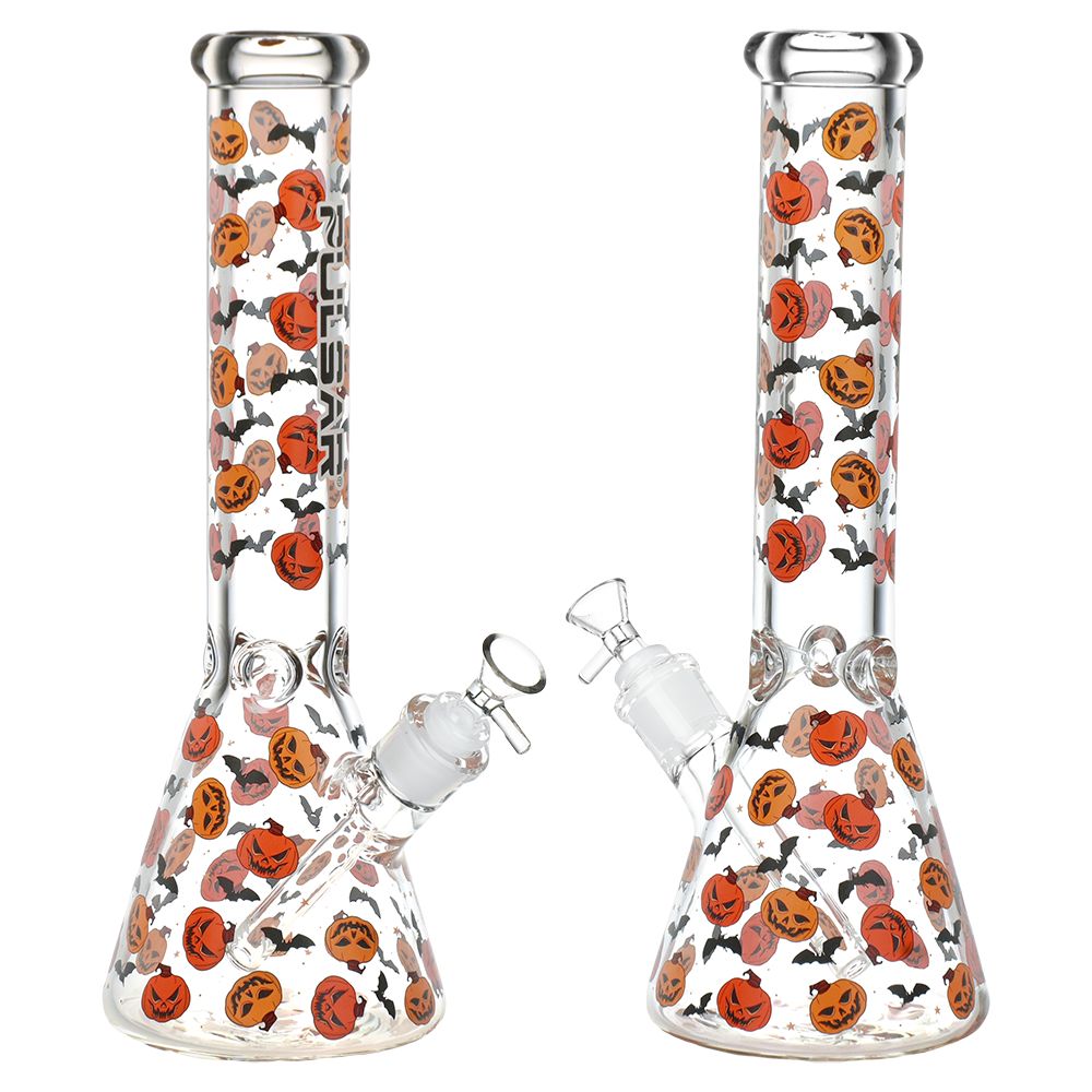 Cackling Pumpkins Batty Beaker Base Bongs – INHALCO