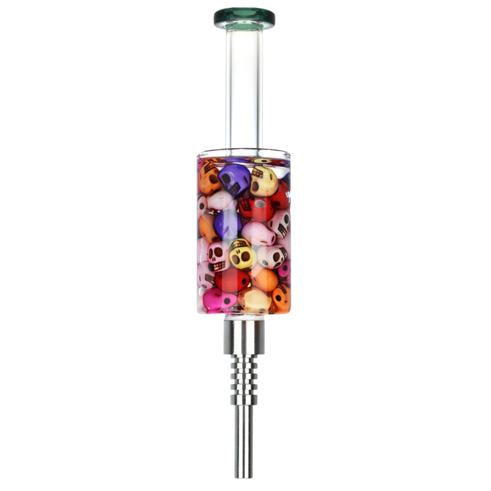 Catacomb Glass Nectar Collector with Threaded Metal Tip – INHALCO