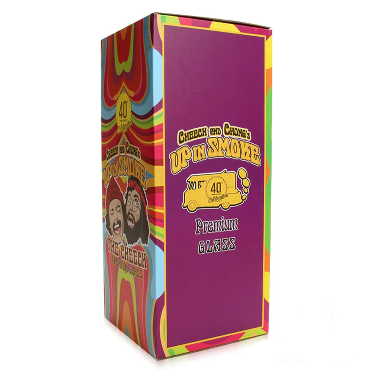 12" Cheech And Chong Bong 40th Anniversary Water Pipe | INHALCO