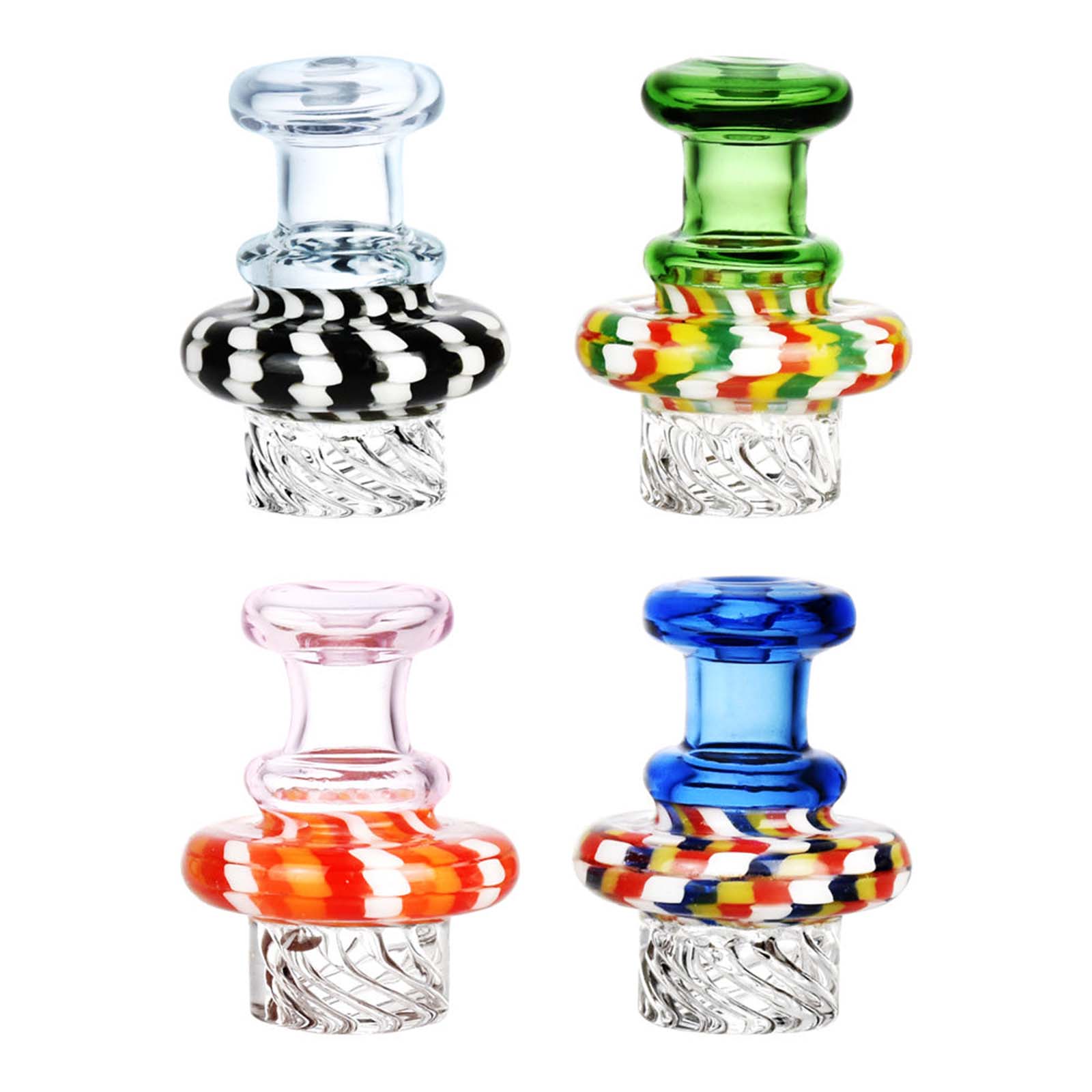 Contrast Color Rope Twist Helix Carb Cap – INHALCO