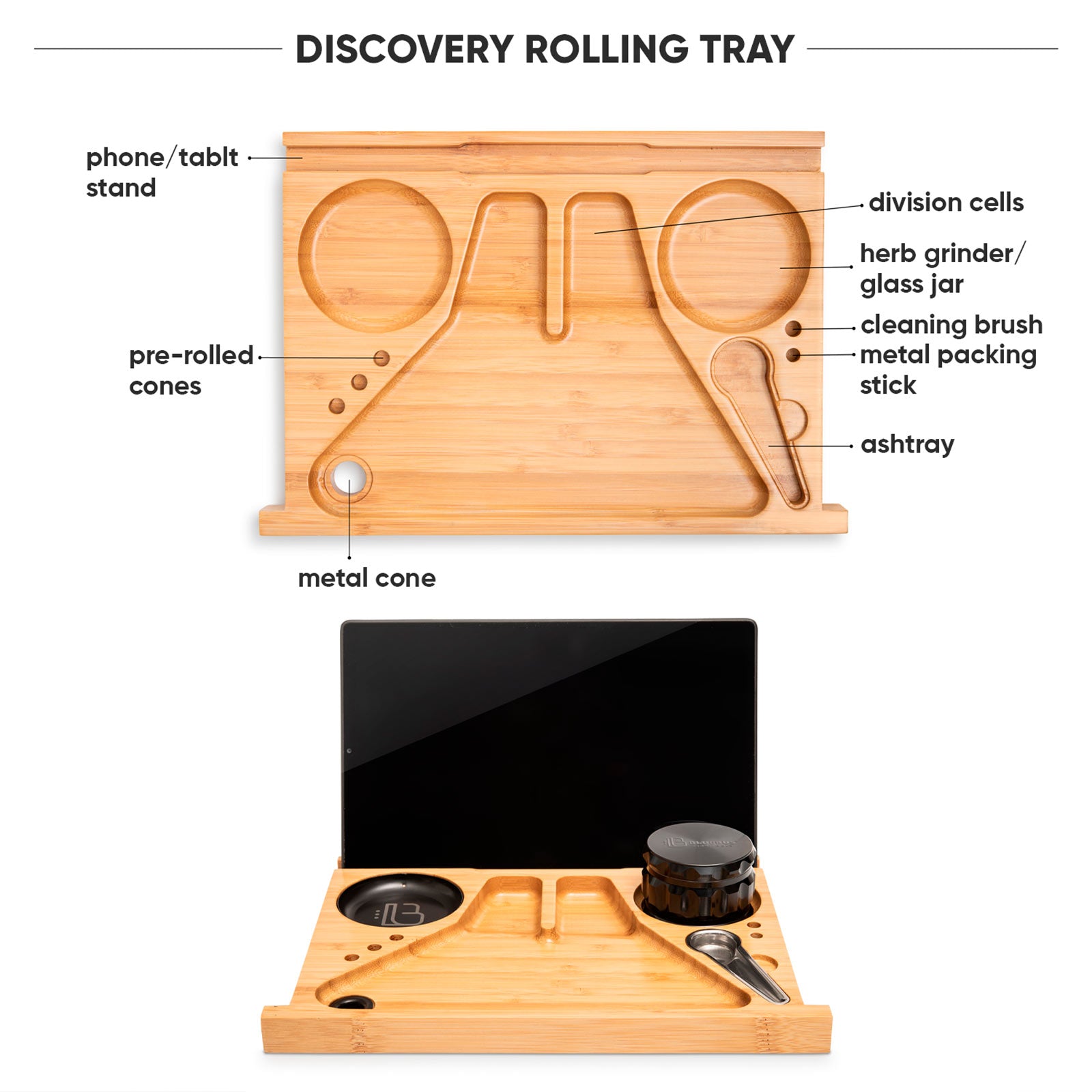 DISCOVERY Storage Herb Stash Box Natural – INHALCO