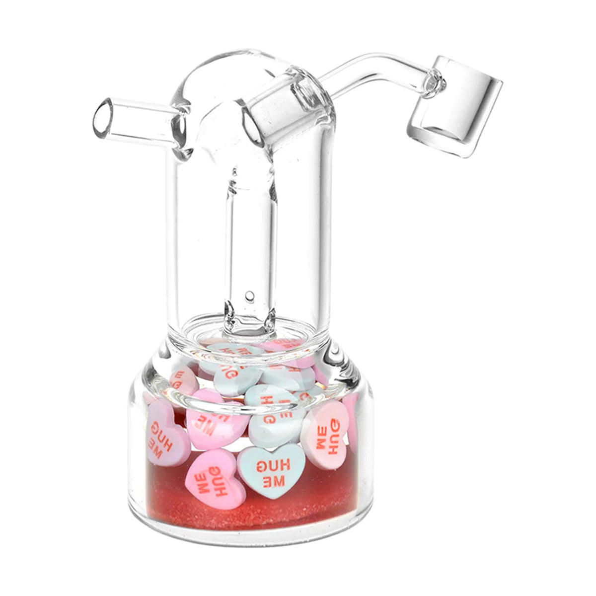 Dome Mini Dab Rig with Candy Heart | INHALCO
