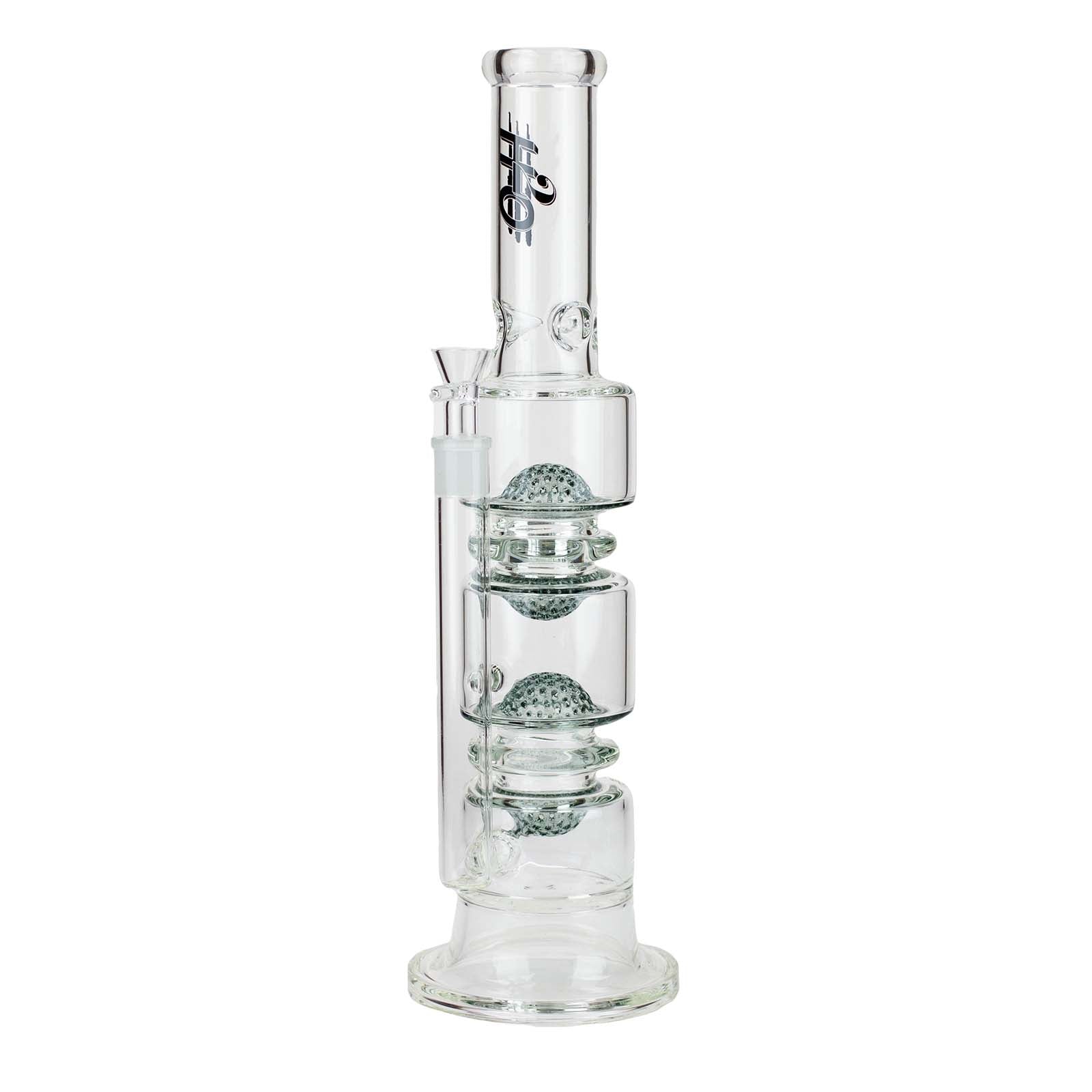 17" Double Honeycomb Diffuser Bong – INHALCO