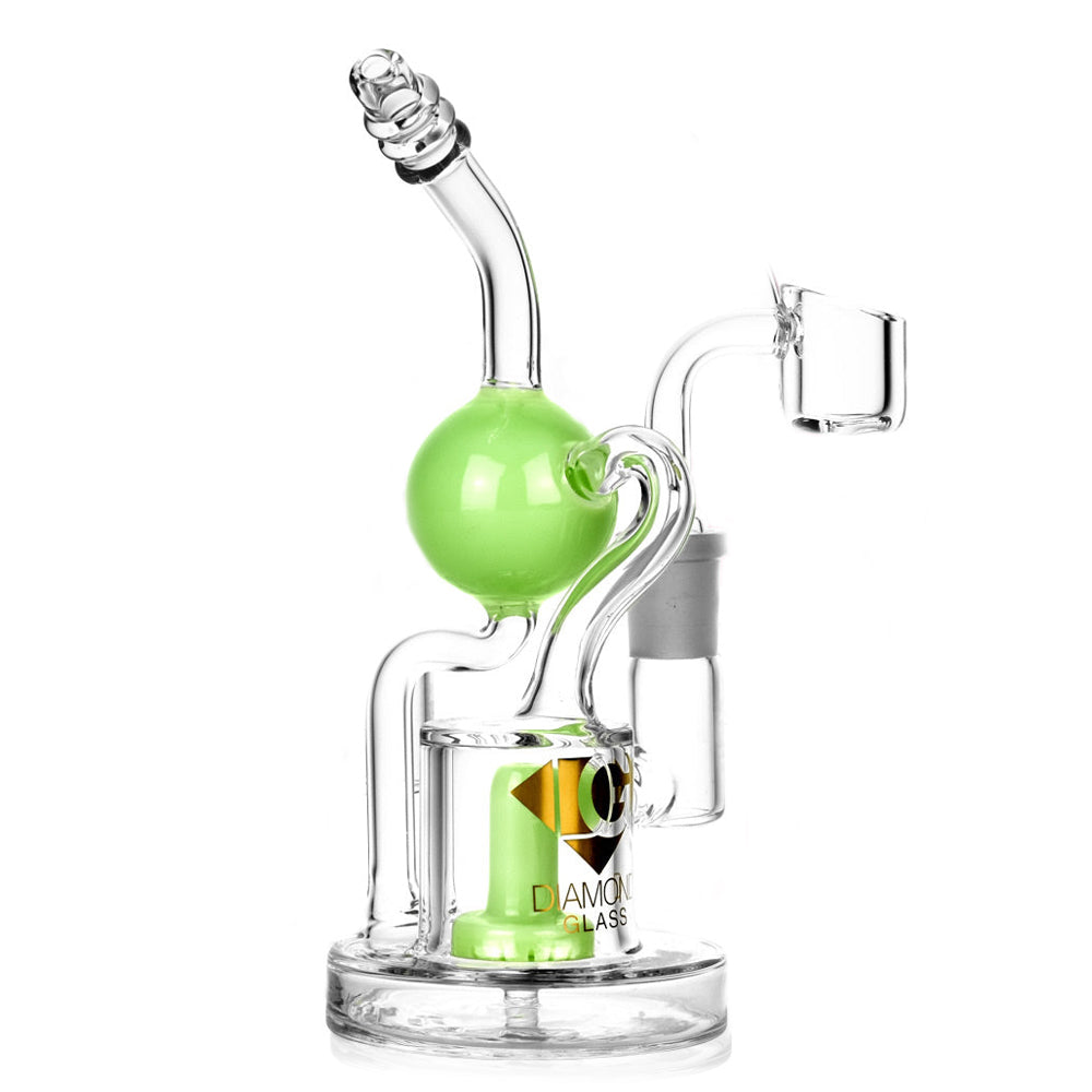 Diamond Glass Buoy Dab Recycler Rig – INHALCO