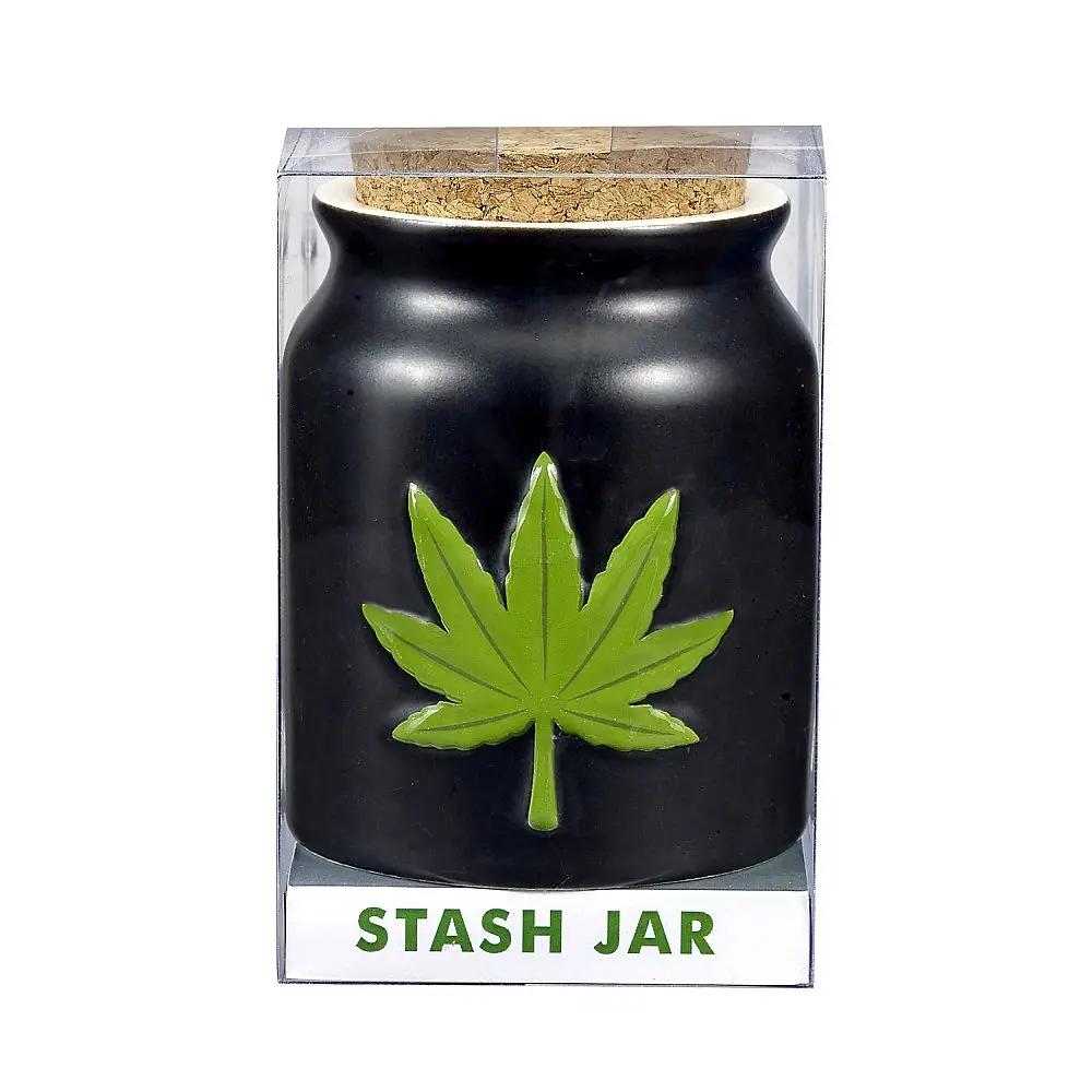 Green Leaf Stash Jar – INHALCO