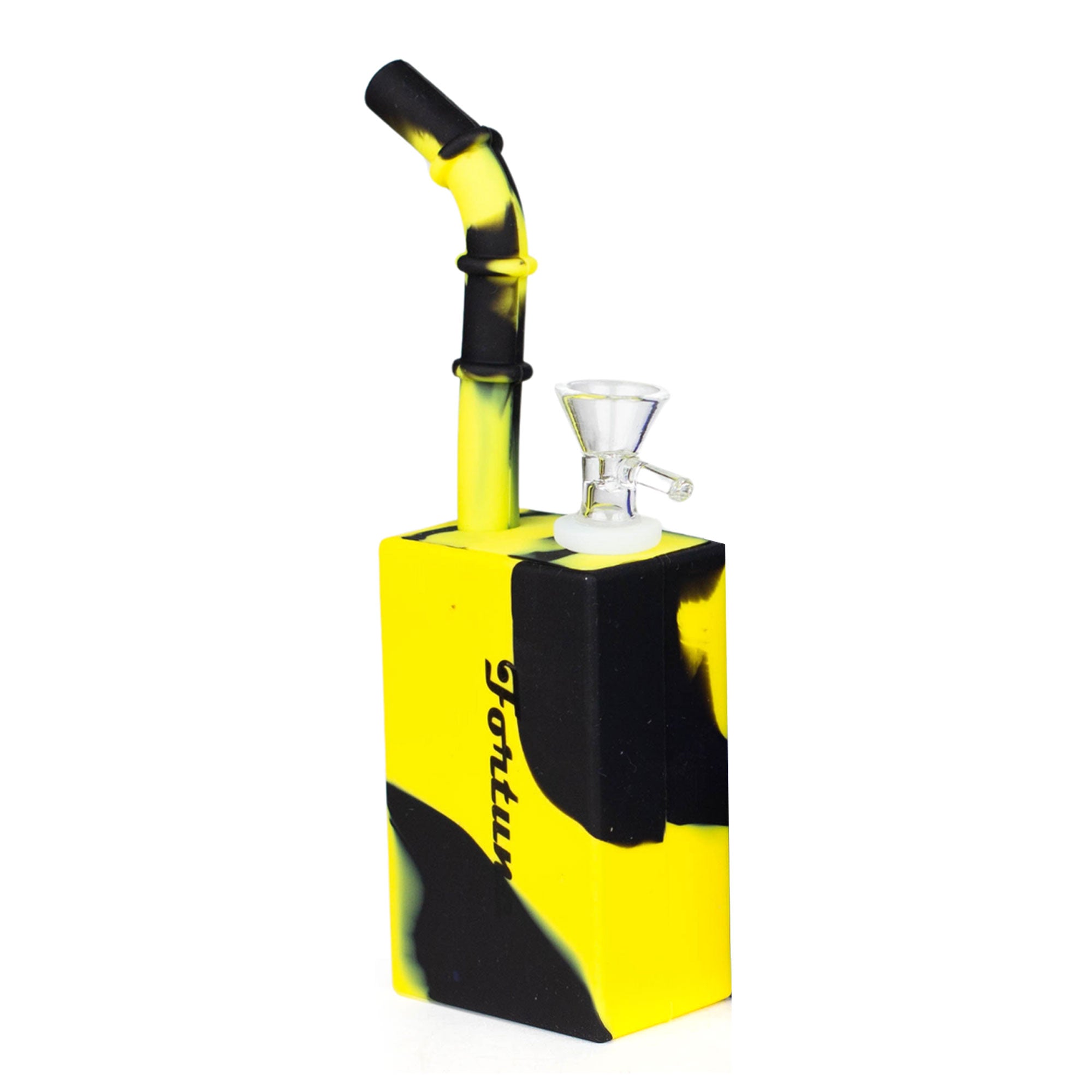 8" Hydrographic Silicone Bong Juice Box – INHALCO