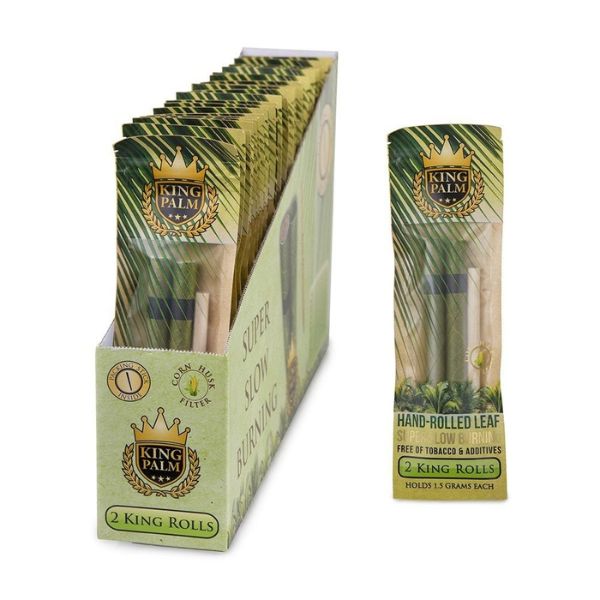 King Palm Hand Rolled Leaf - King Rolls 2pk | INHALCO