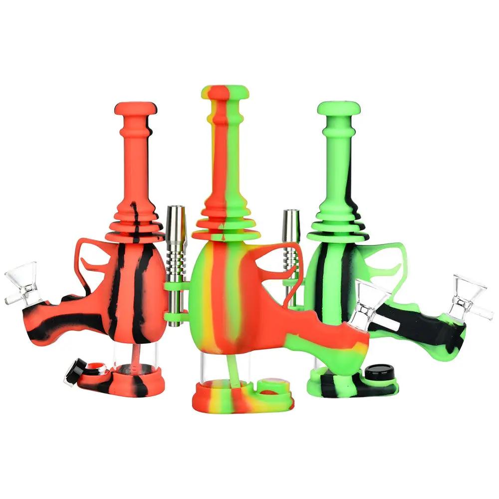 Laser Gun Silicone Bong – INHALCO