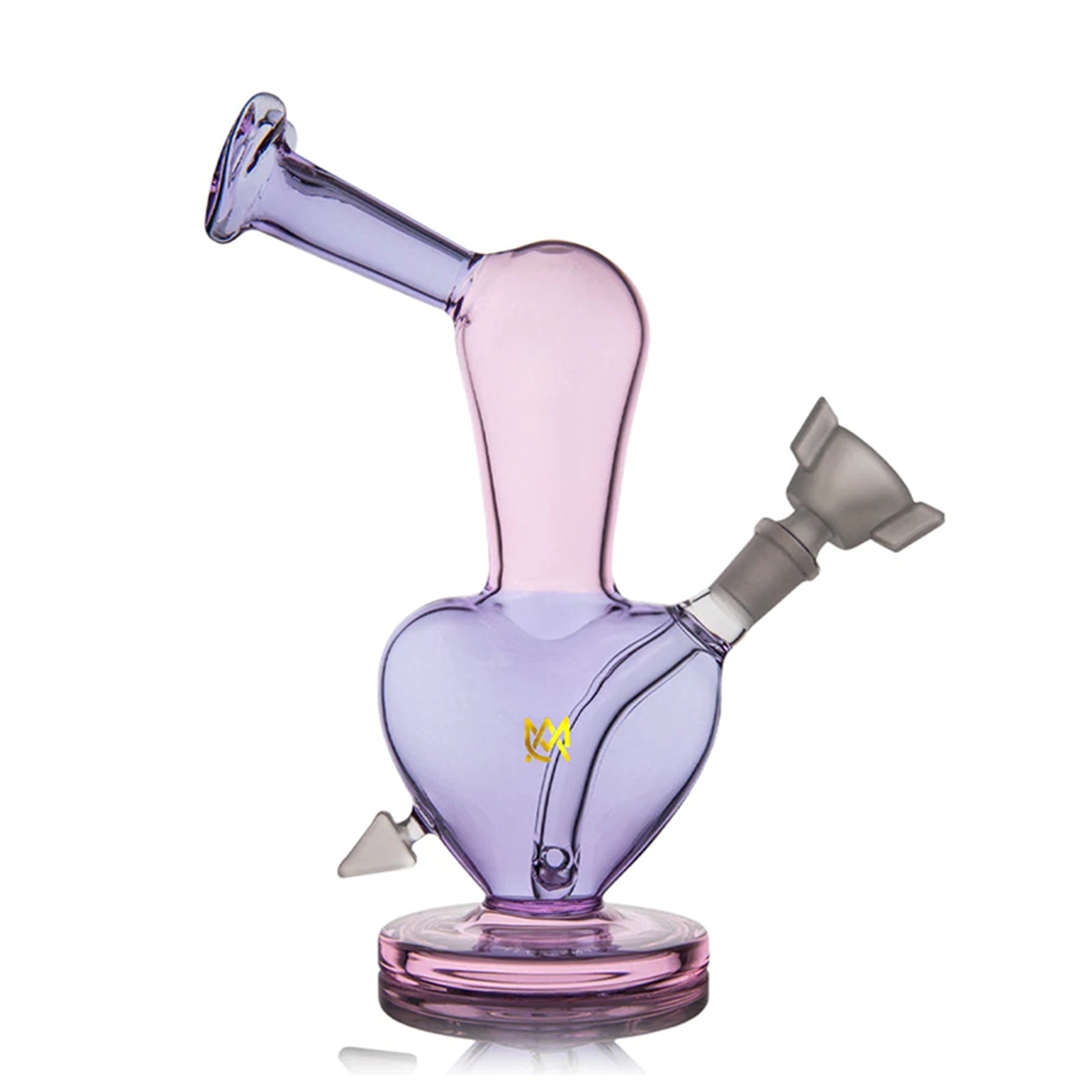 MJ Arsenal Purple Heart Bong | Mini Heart Bong – INHALCO