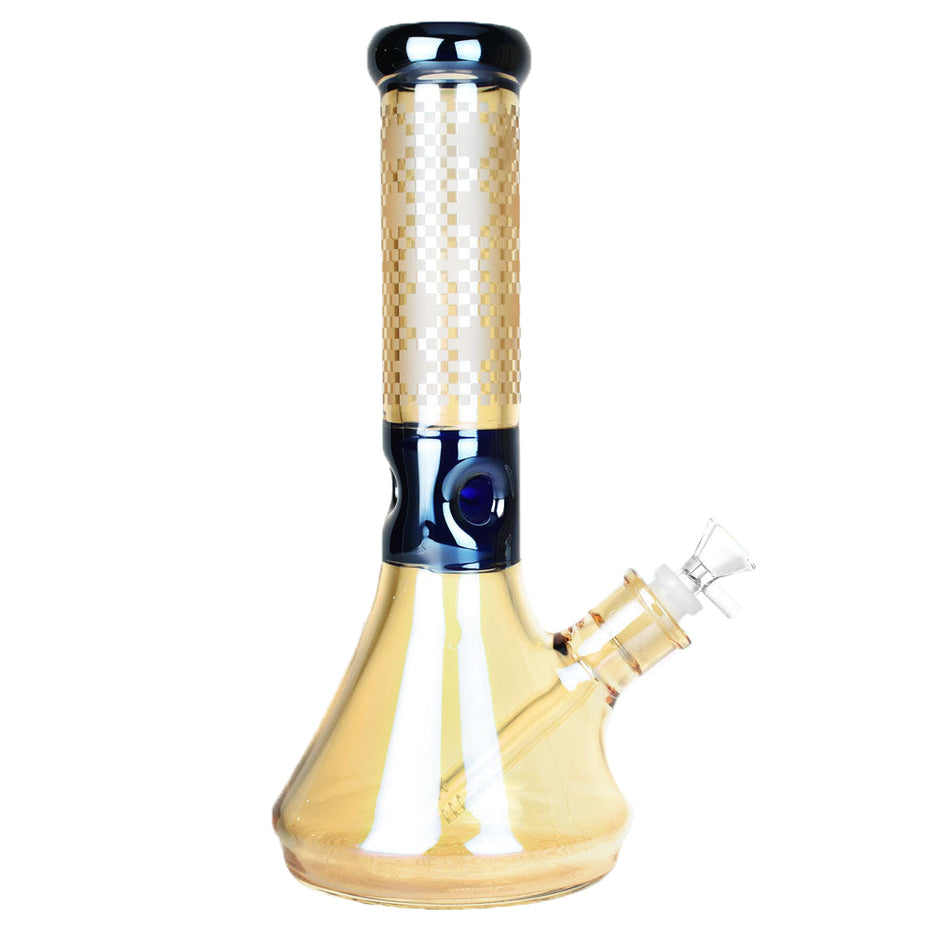 Mandala Secret Iridescent Etched Bong – INHALCO