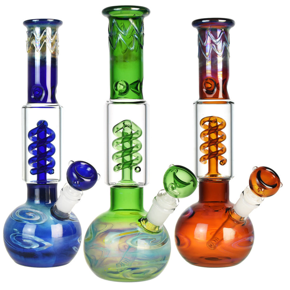 Milky Fade Bubble Bottom Bong – INHALCO
