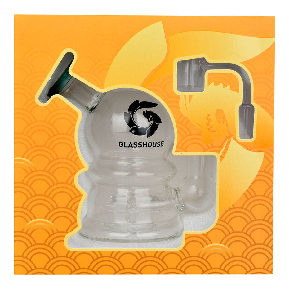 Mini Bubble Glass Dab Rig – INHALCO