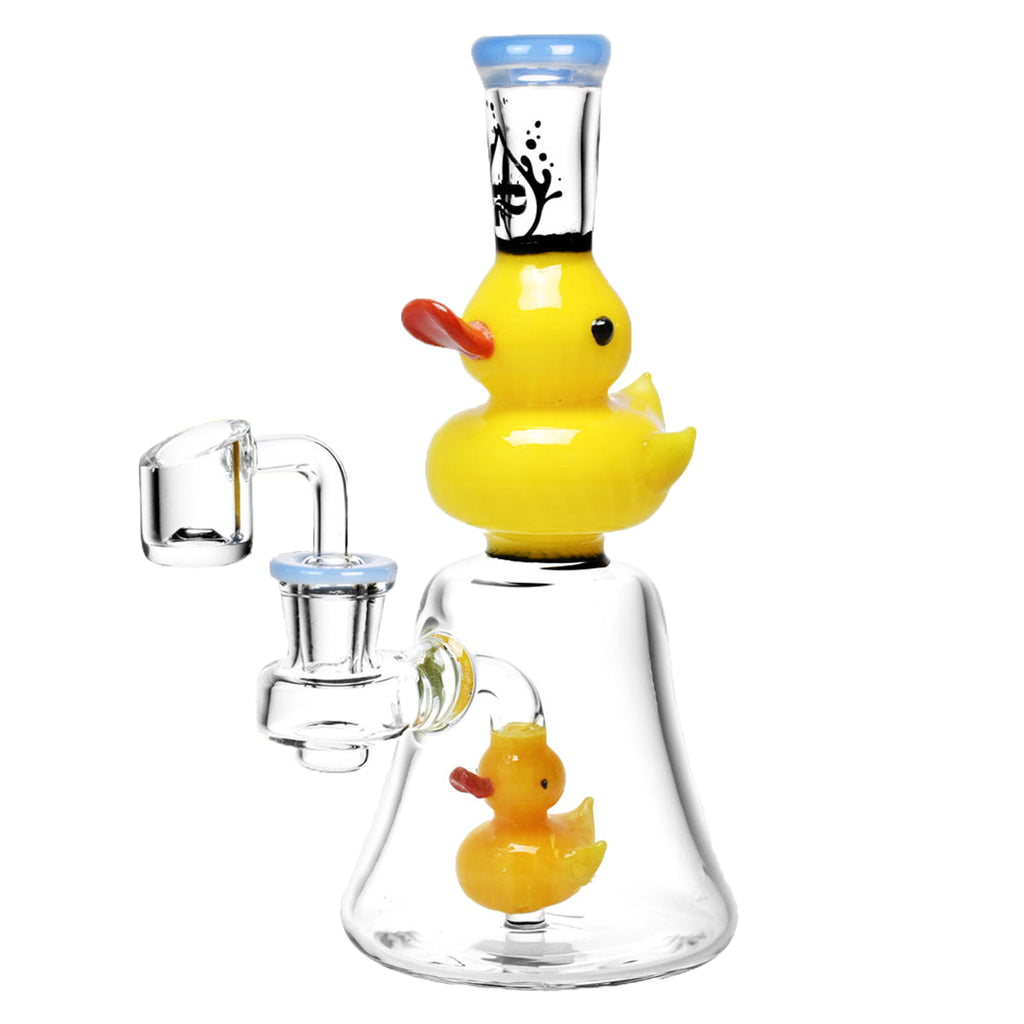 Pulsar Double Ducky Glass Dab Rig – INHALCO
