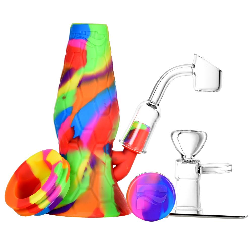 RIP Series Lava Flow Dual Mini Dabber Rig – INHALCO