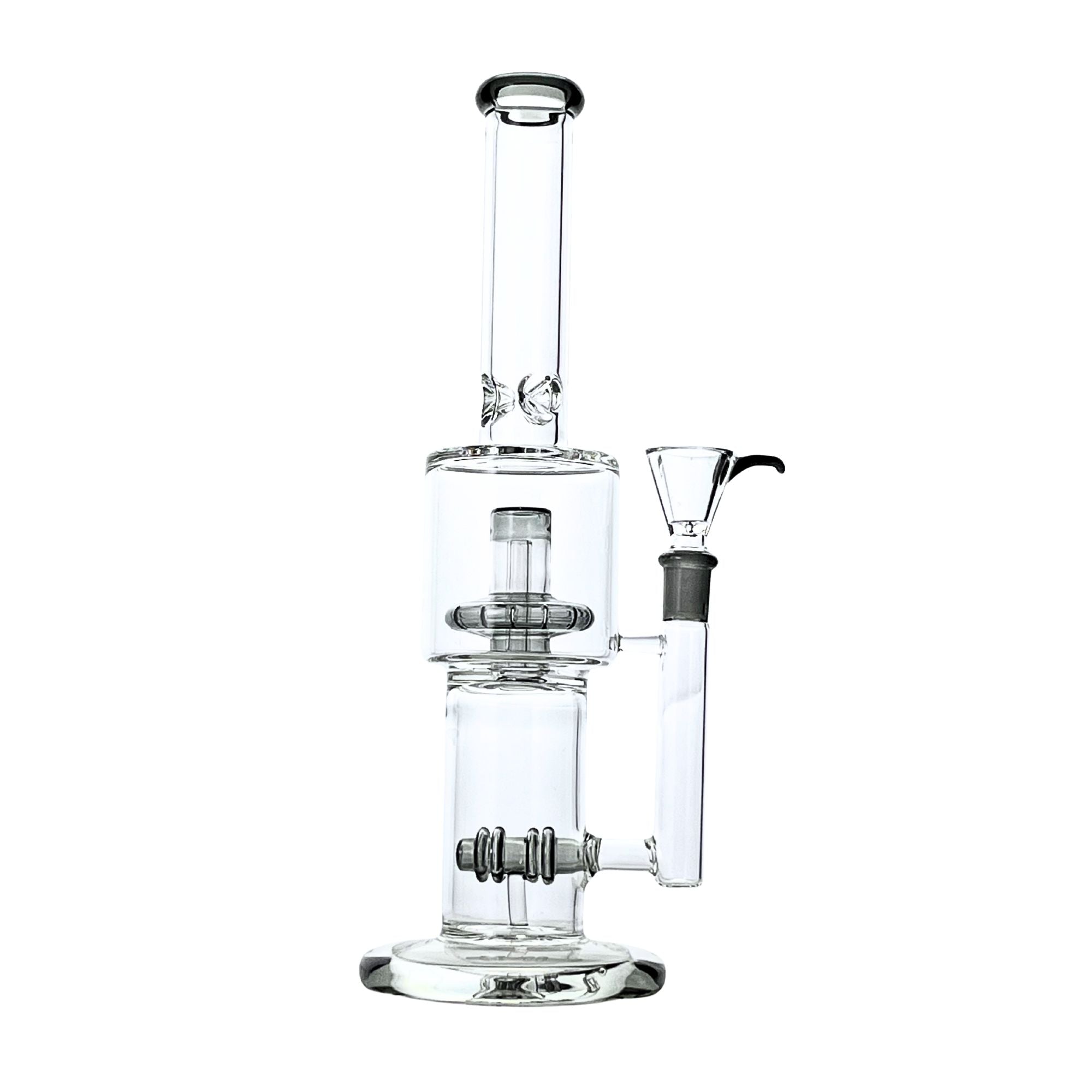 Twin-Pulse 12" Dual-Stage Percolator Bong – INHALCO