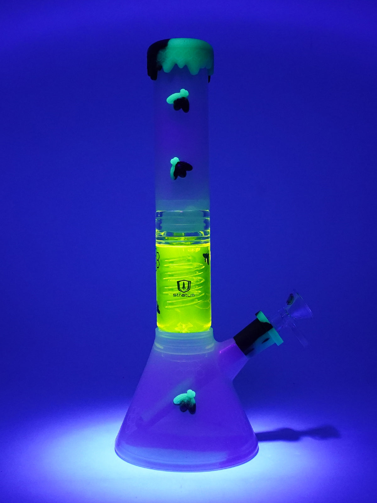 Silicone Stratus Bee Bong with Freezable Perc – INHALCO