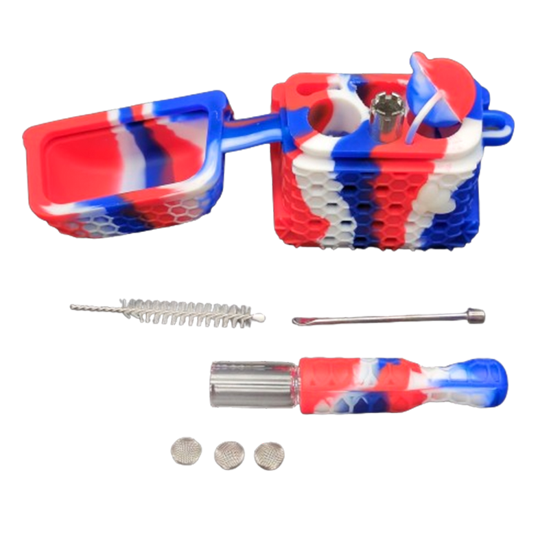 Silicone Nectar Collector Kit with Holding Case – INHALCO